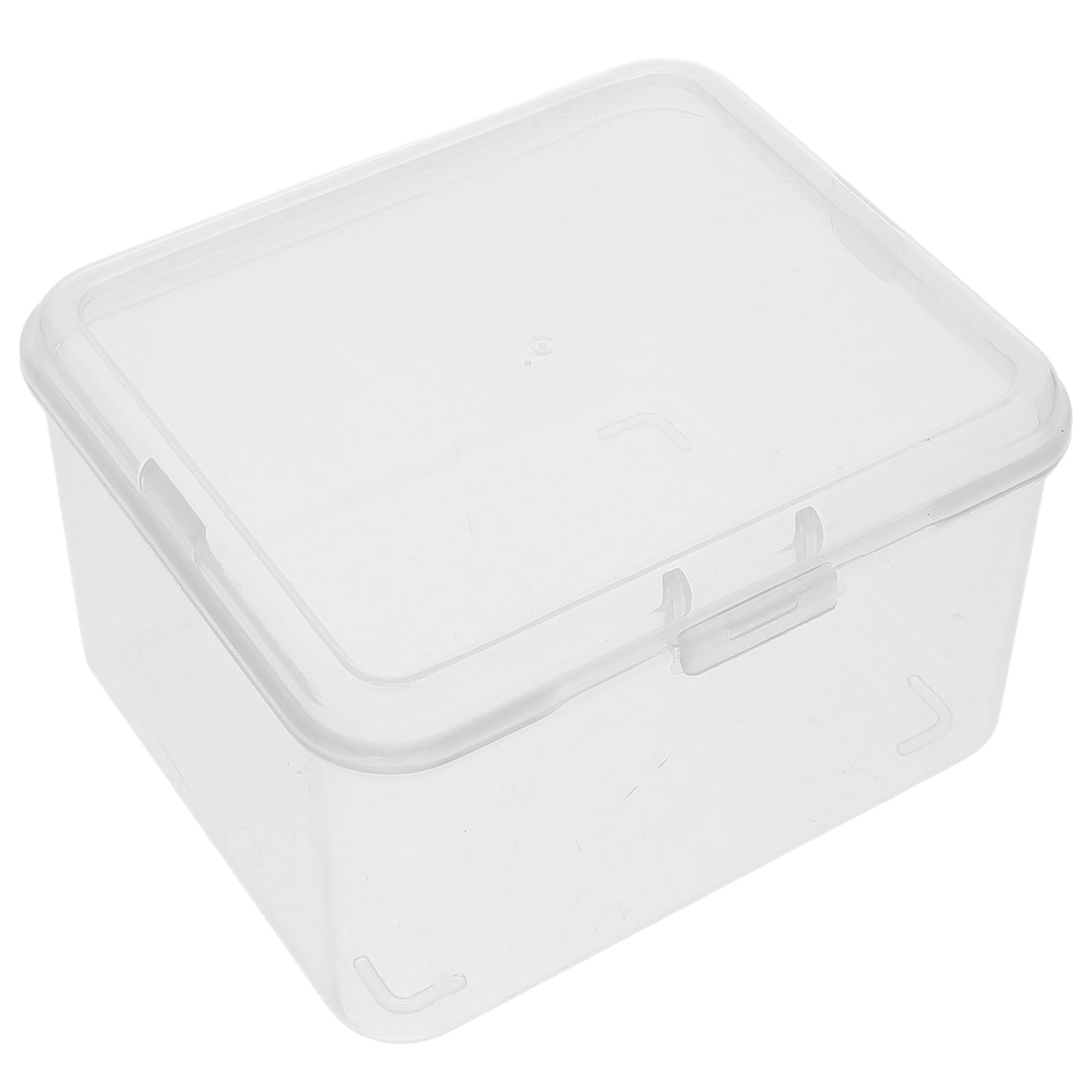 MLINS Clear Plastic Card Organizer with Hinged Lid Collectible Trading ...