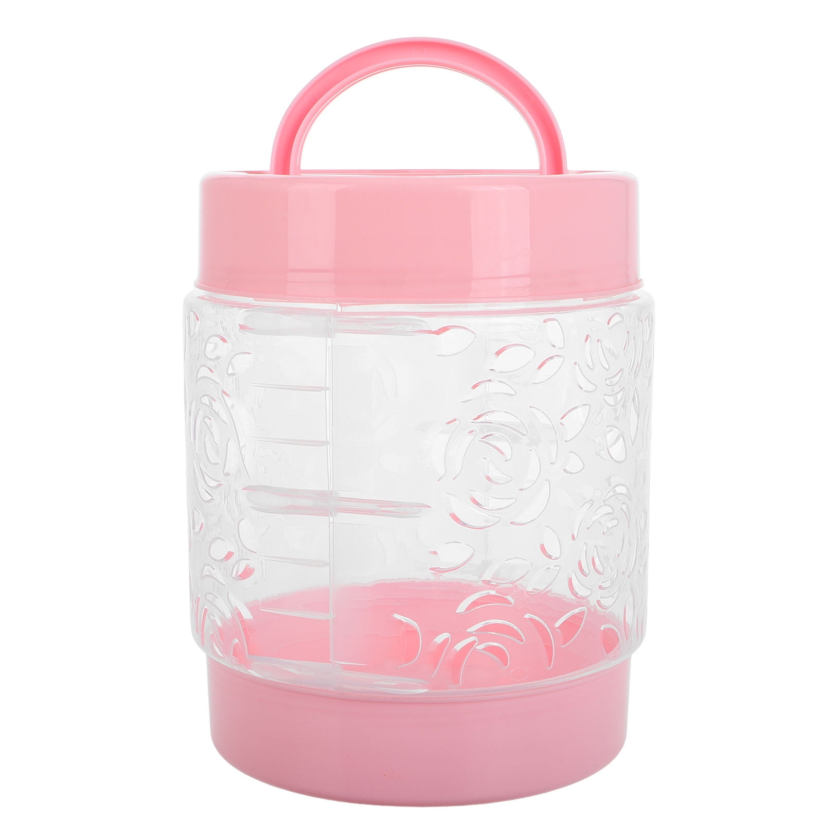 MLINS Clear Plastic Storage Bucket With Handle Multi-Use Organizer Kids ...