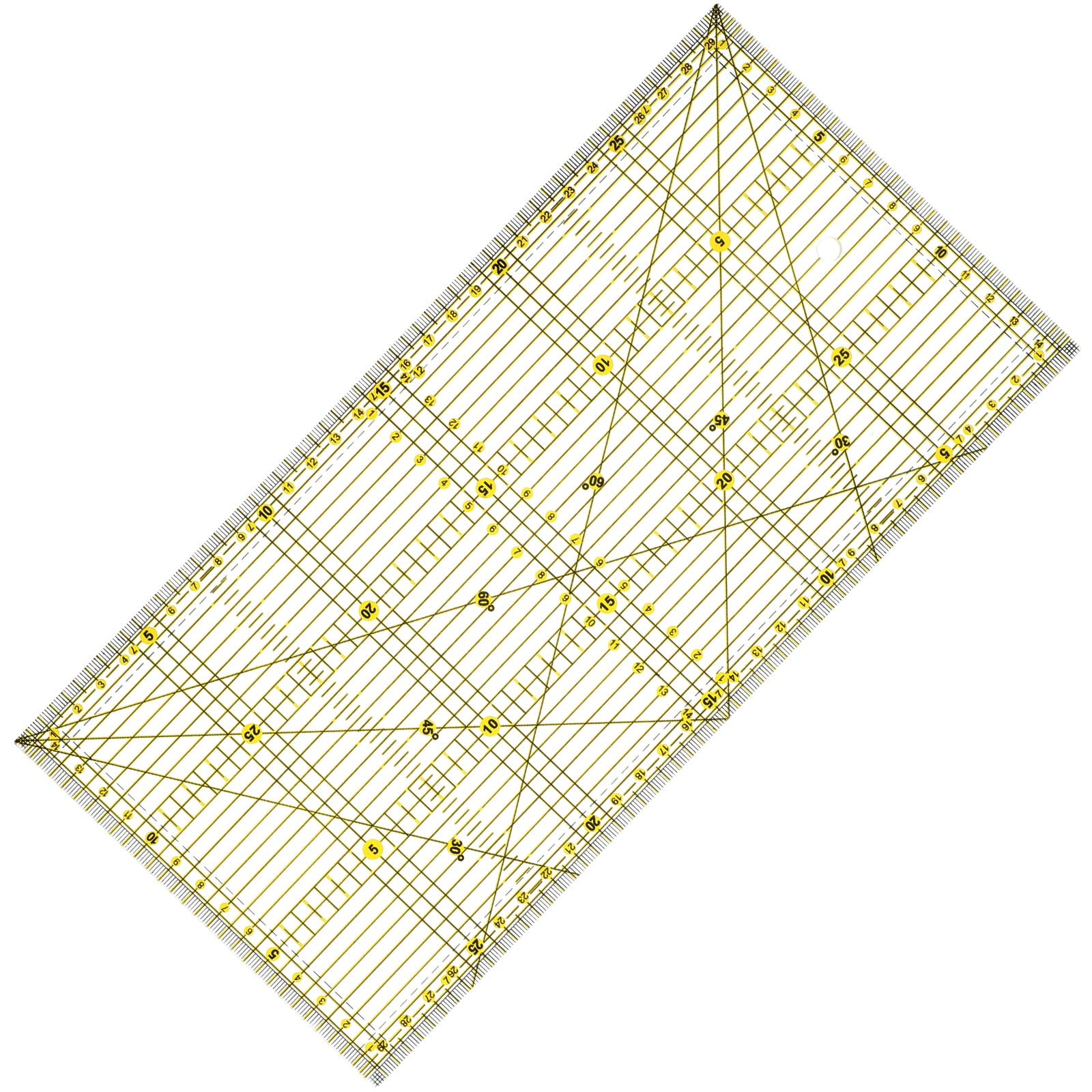 MLINS Clear Ruler Machine Quilting Rulers Fabric Cutting Tool Rotary ...