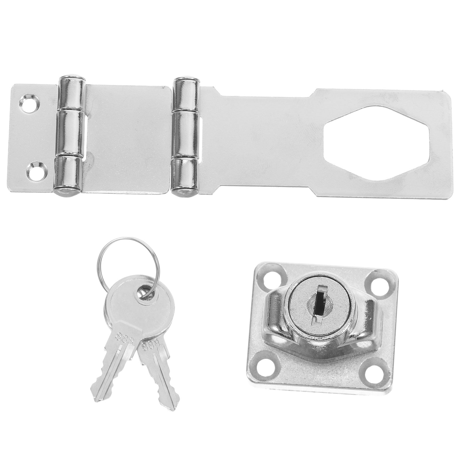 MLINS Closet Locks for Double Doors Padlock Latch Cabinet - Walmart.com