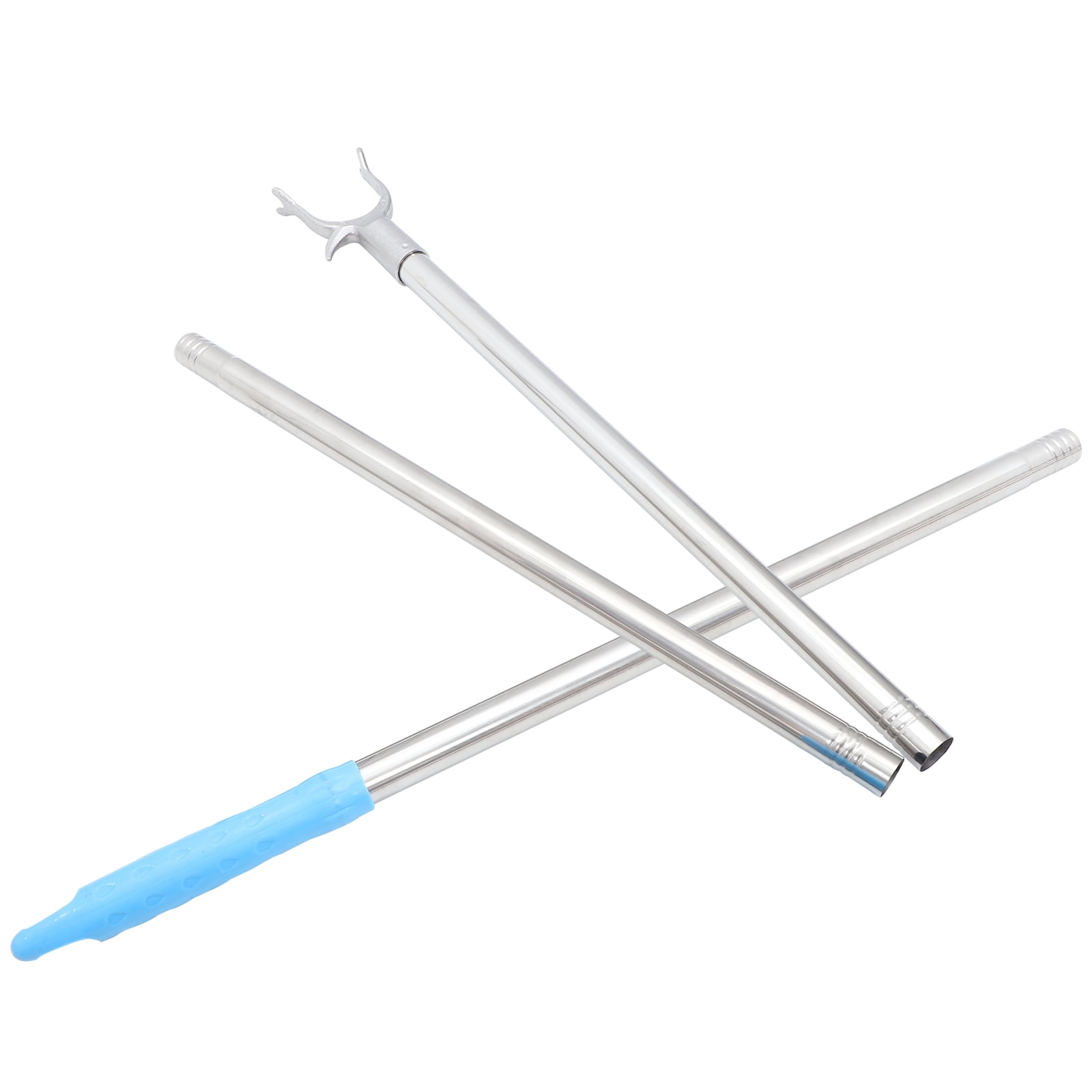 MLINS Clothesline Clothes Drying Pole Reach Pole U-Shaped Hook Clothes ...