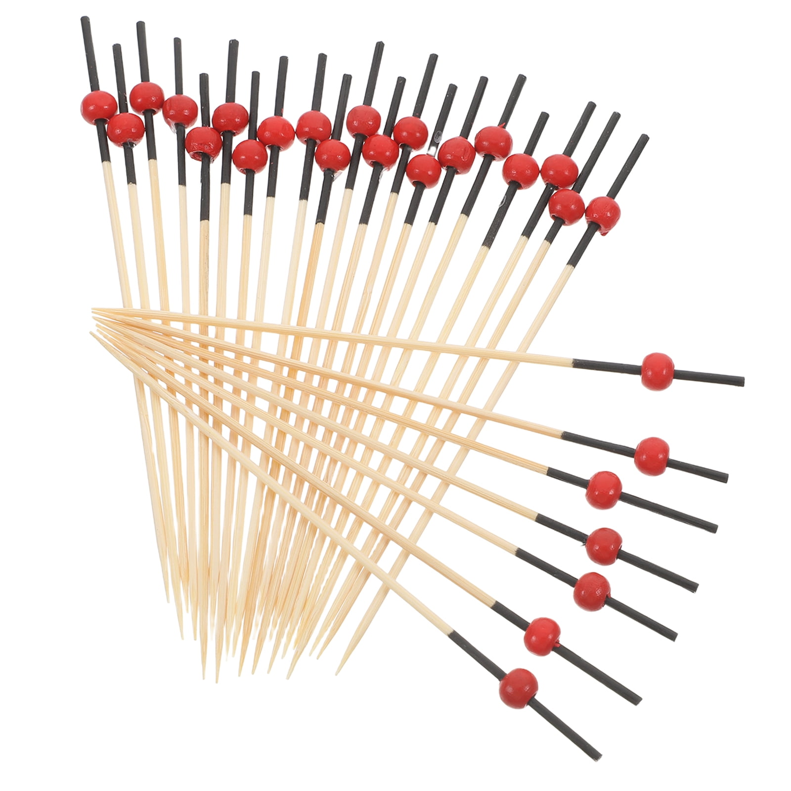 MLINS Cocktail Picks for Appetizers Chip Decoration Cardboard Red and Green One-time Sign ...