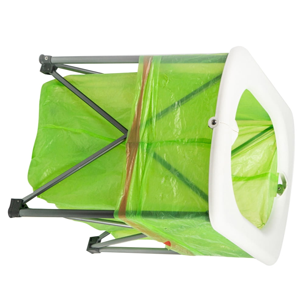 MLINS Collapsible Hiking Trash Camping Potty Portable Folding Toilet ...