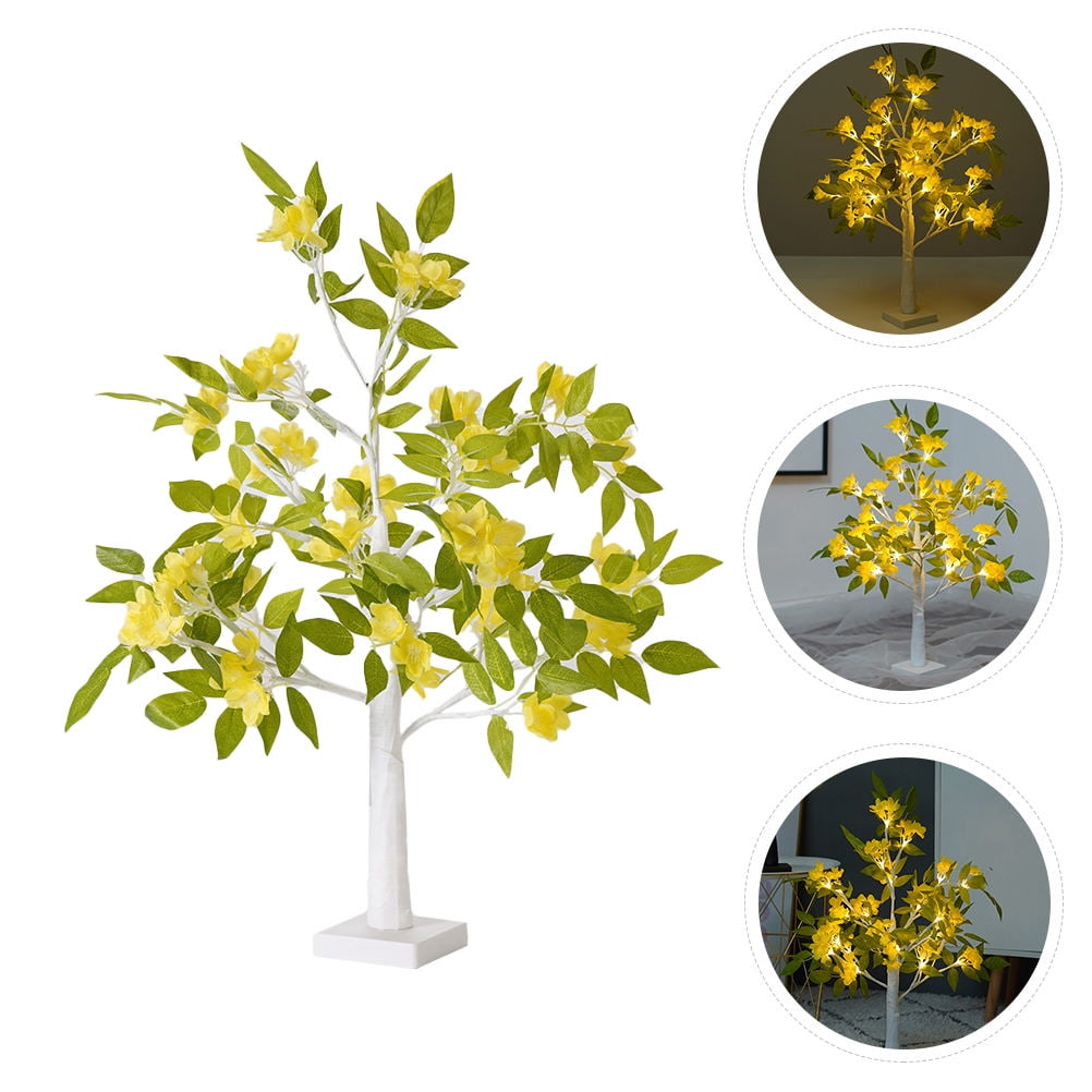 MLINS Color Bedrooms Wisteria Flower Tree Lamp Office 60X10X10CM ...