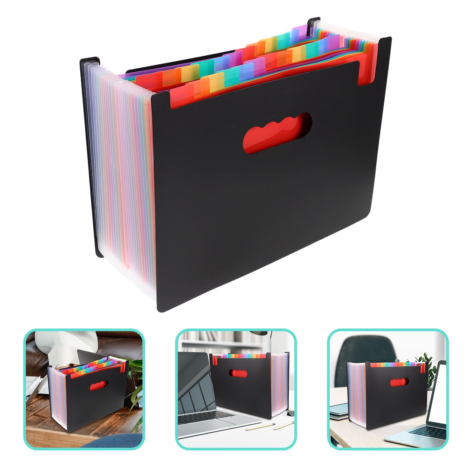 MLINS Colored Sorter Labels Accordion File Organizer for Documents and ...