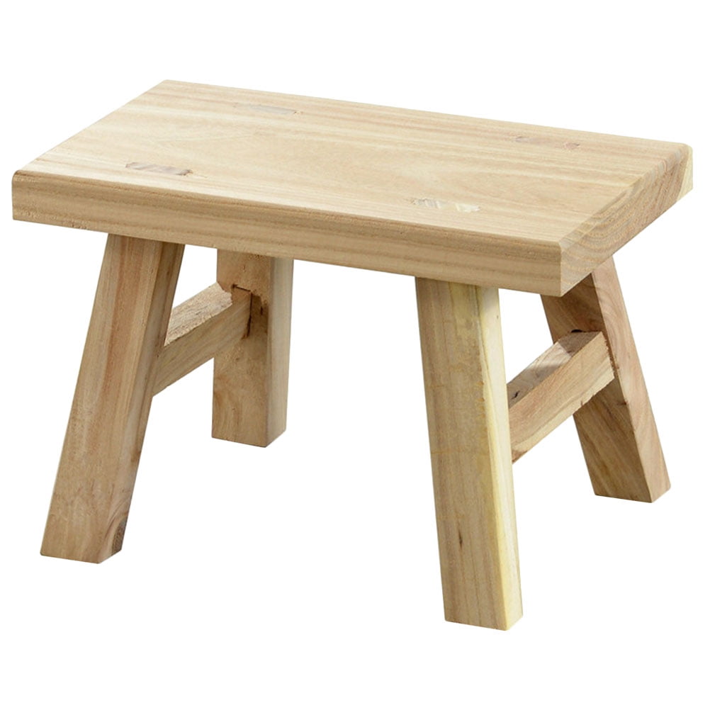 MLINS Comfortable Children Low Stool Shoe Changing Stool Retro Seat ...