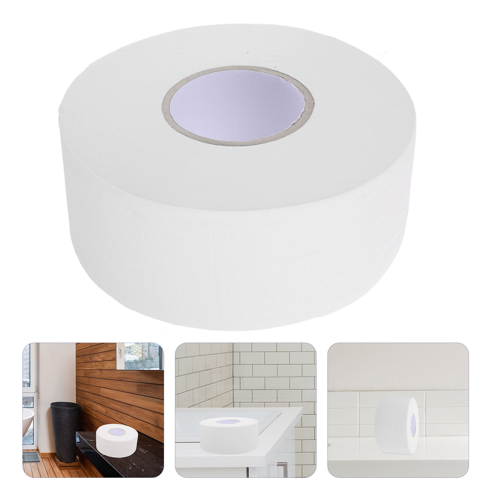 MLINS Commercial Toilet Paper Rolls Large Size Tissue Paper for ...