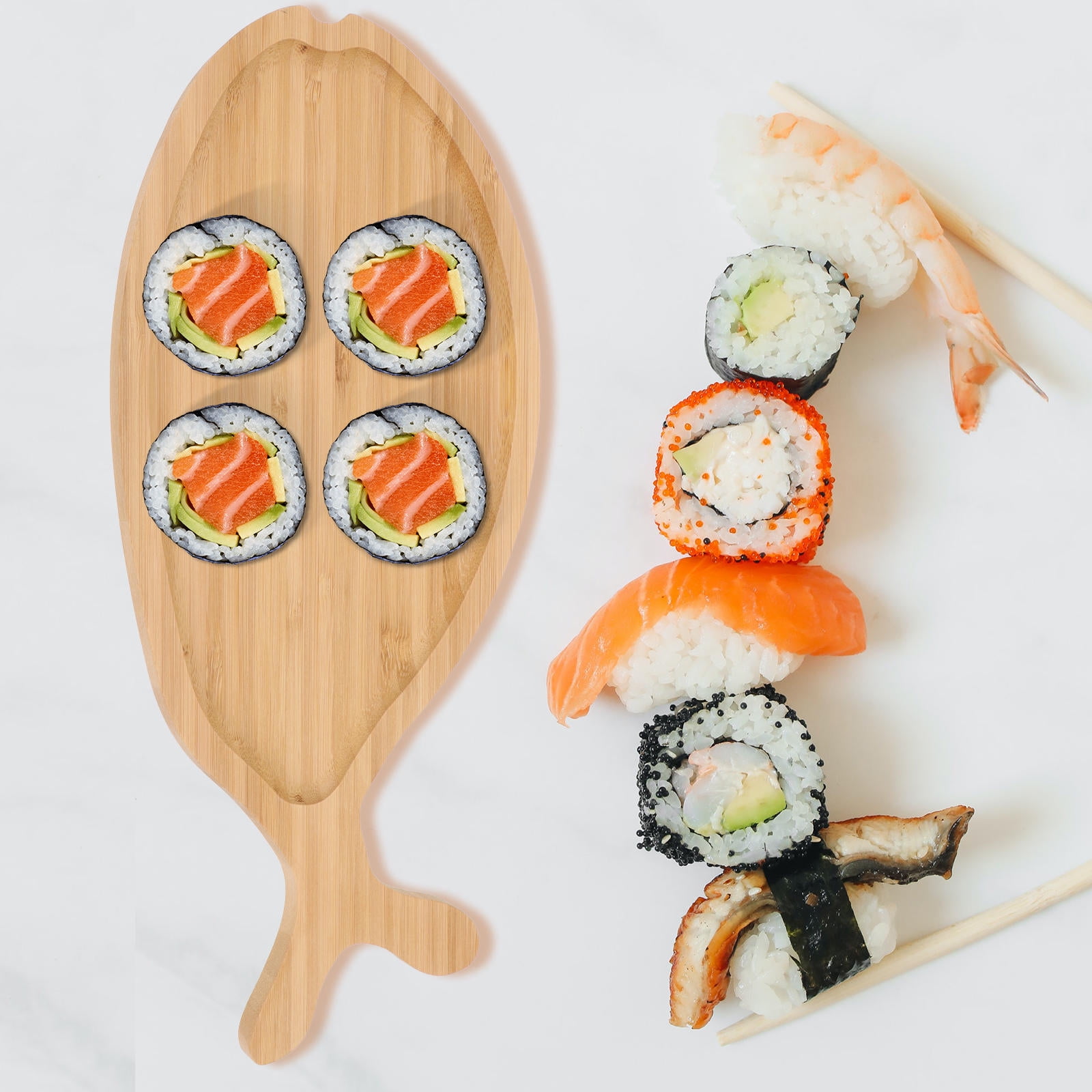 MLINS Compact Light Brown Snacks Tray for Storage Use Keeps Space Tidy ...