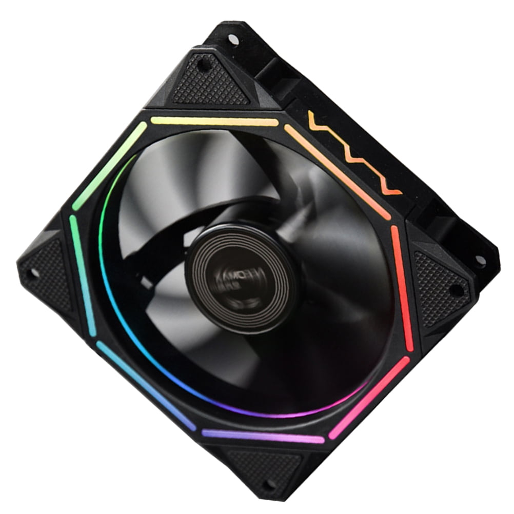 MLINS Computer Cooling Fan 12cm ARGB Desktop Computer Radiator Computer ...