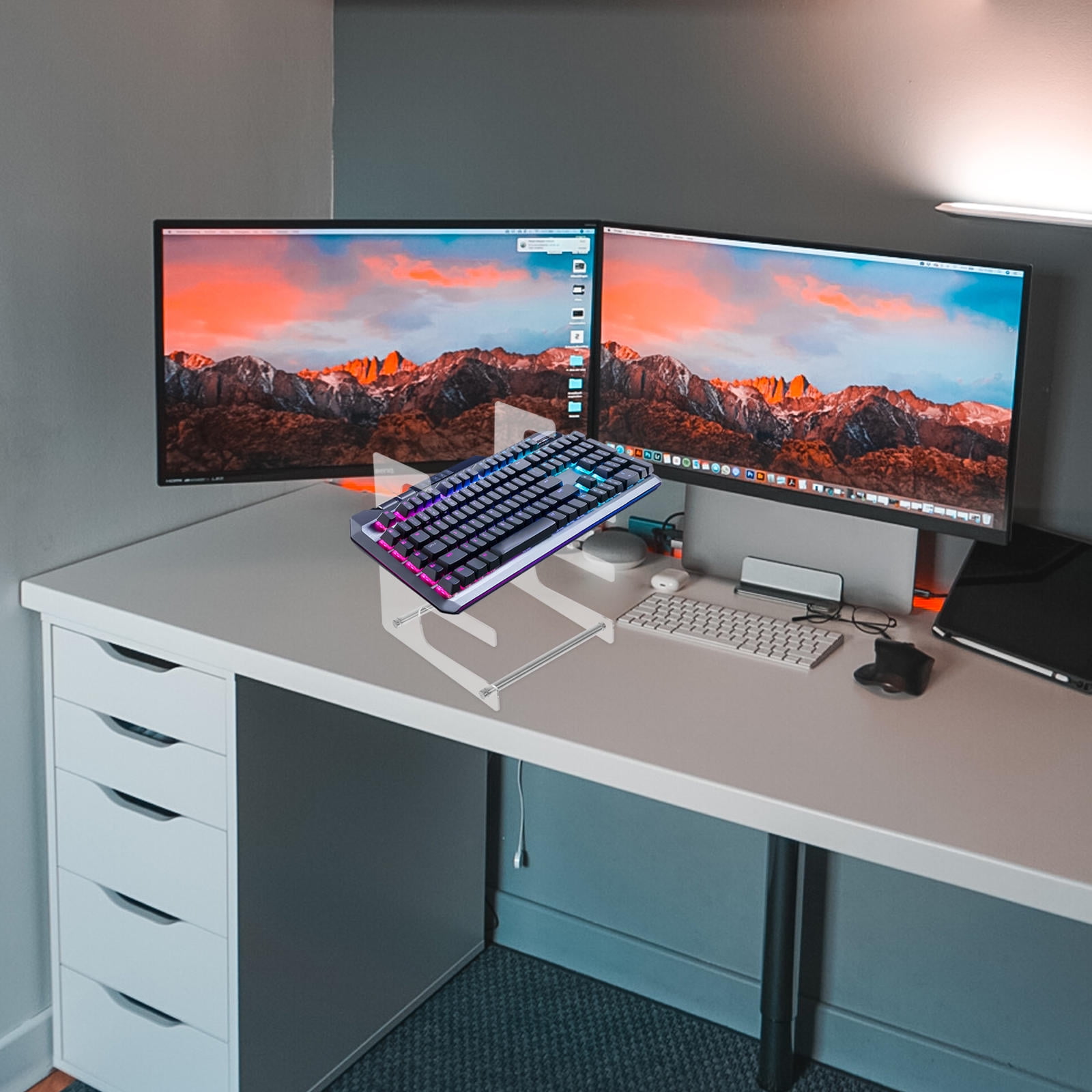 MLINS Computer Keyboard Stand Mechanical Keyboard Display Holder ...