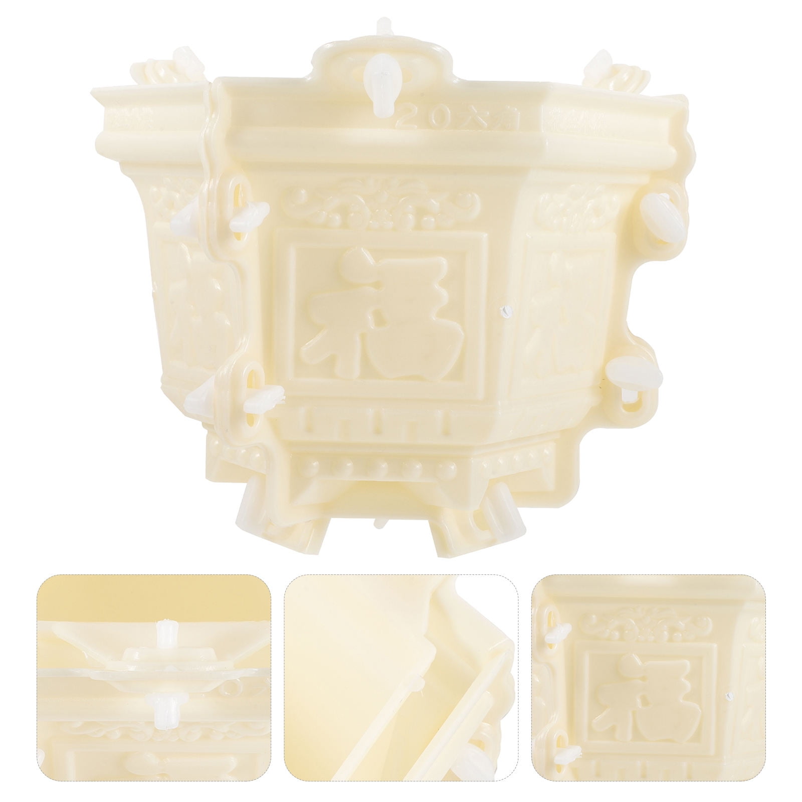 MLINS Concrete Plant Pot Mold Garden Slabs Flower Dry Practical DIY ...