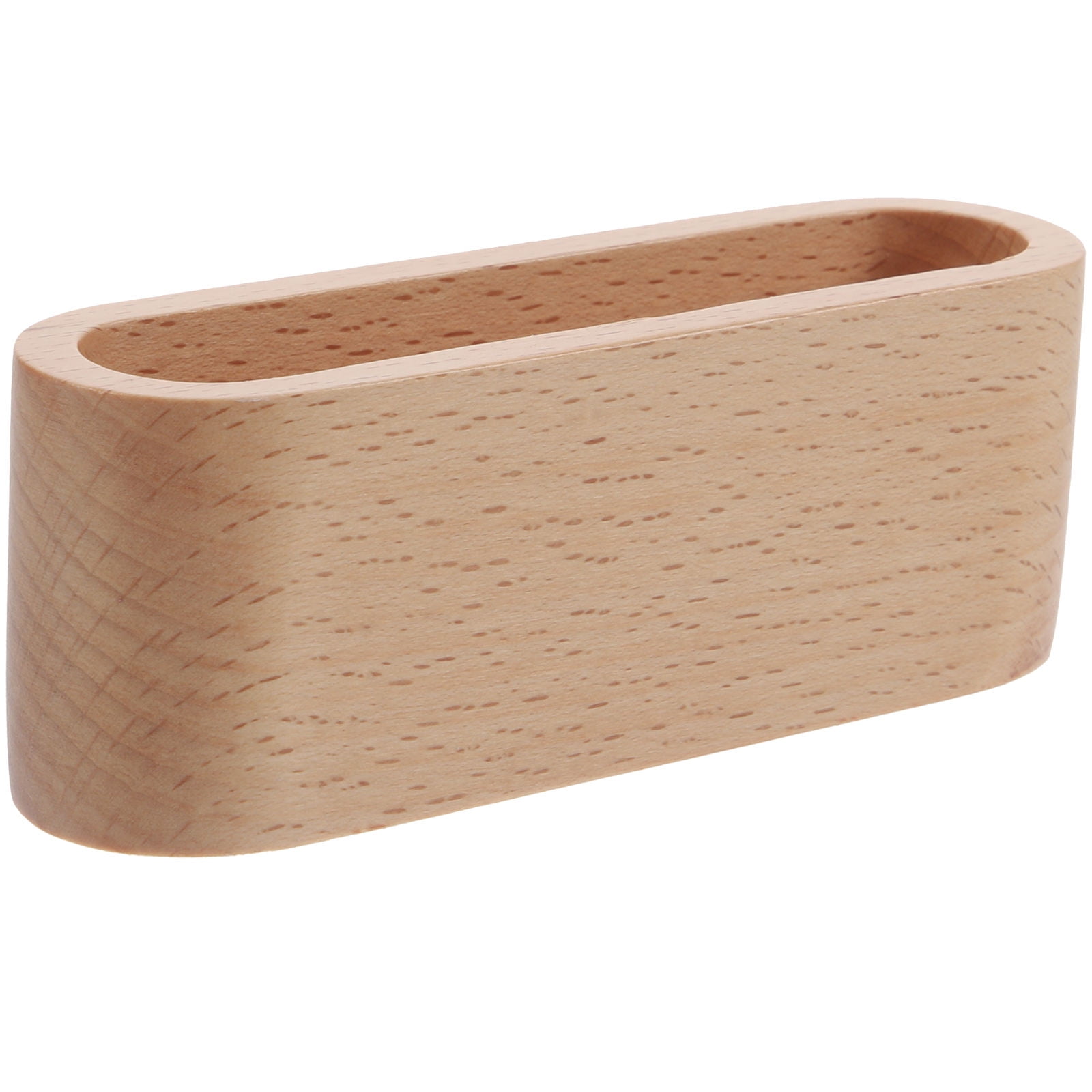 MLINS Convenient Cards Holder Wood Stand Business Organizer Organized ...