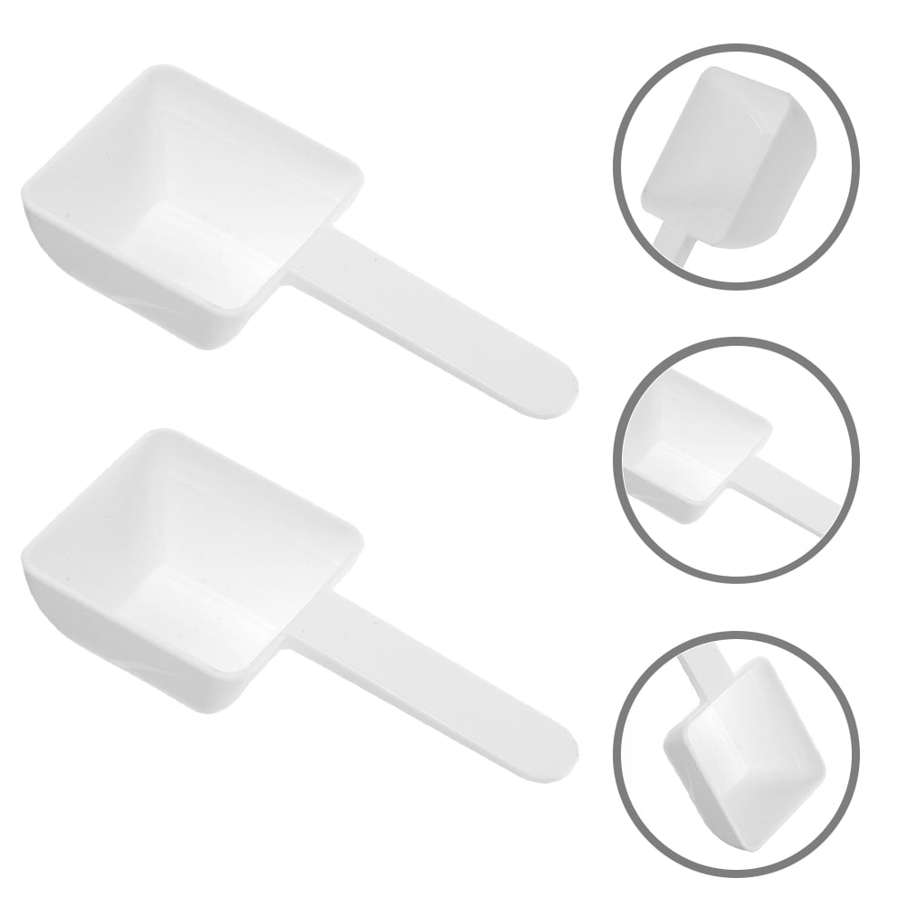 MLINS Convenient Measuring Scoop for Powder Made of Safe Plastic White ...
