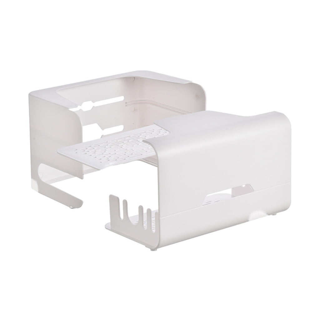 MLINS Cords Router Storage Box Wood Box Wooden Box Cable Container ...