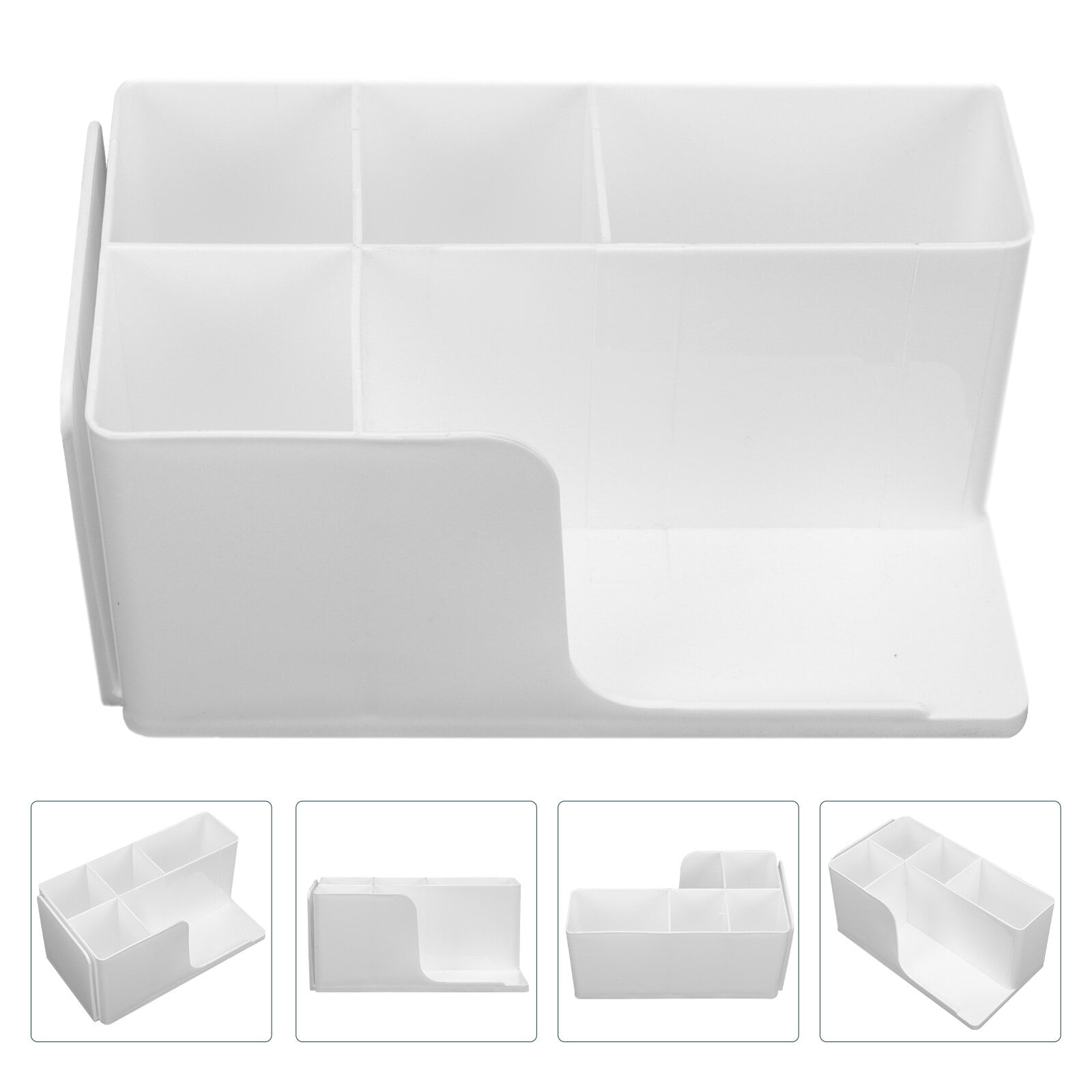 MLINS Cosmetics Organizer Dressing Table Decor Storage Miss White ...