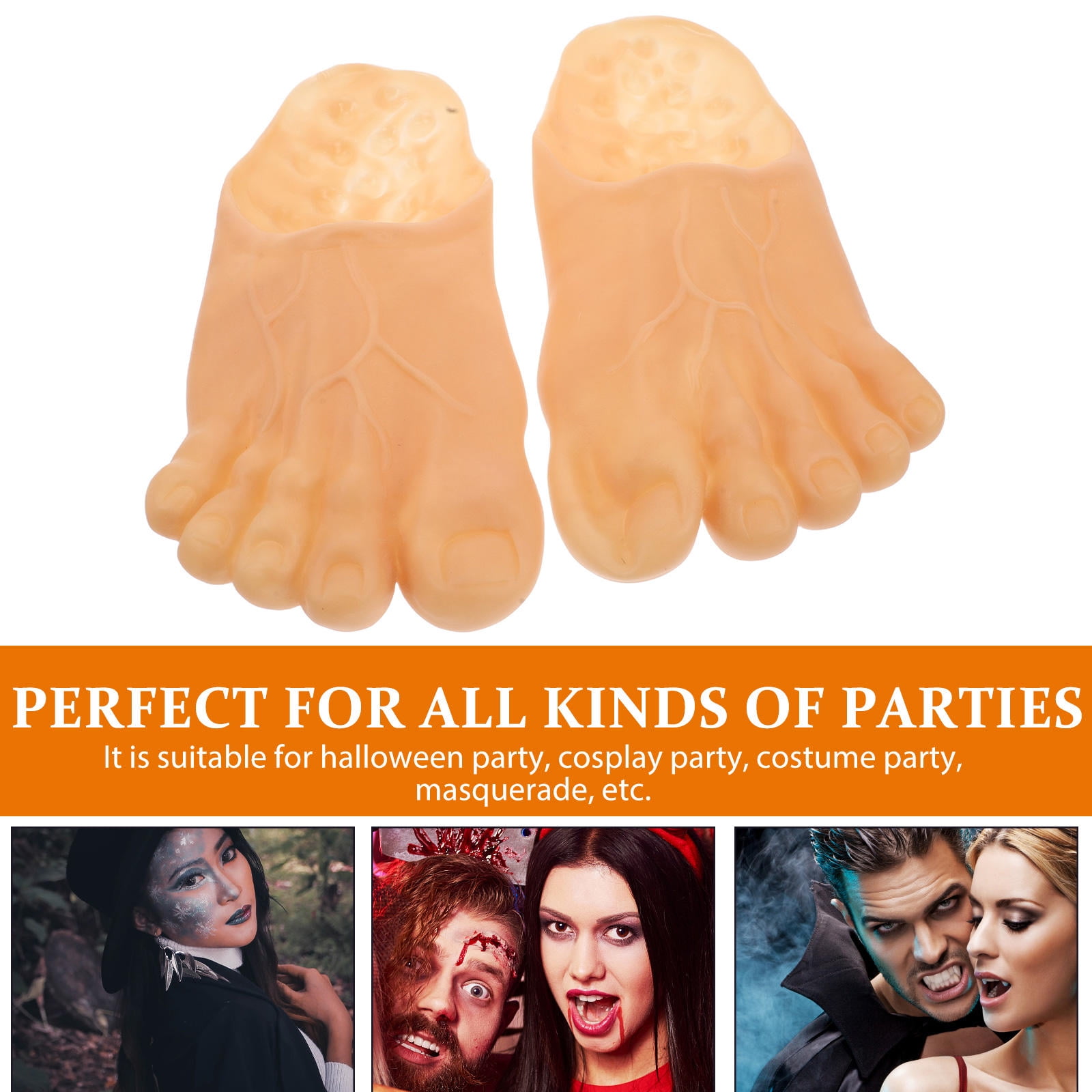 PTOOTP Cosplay Count Slippers Vinyl Masquerade Party Effect 1 Pair ...