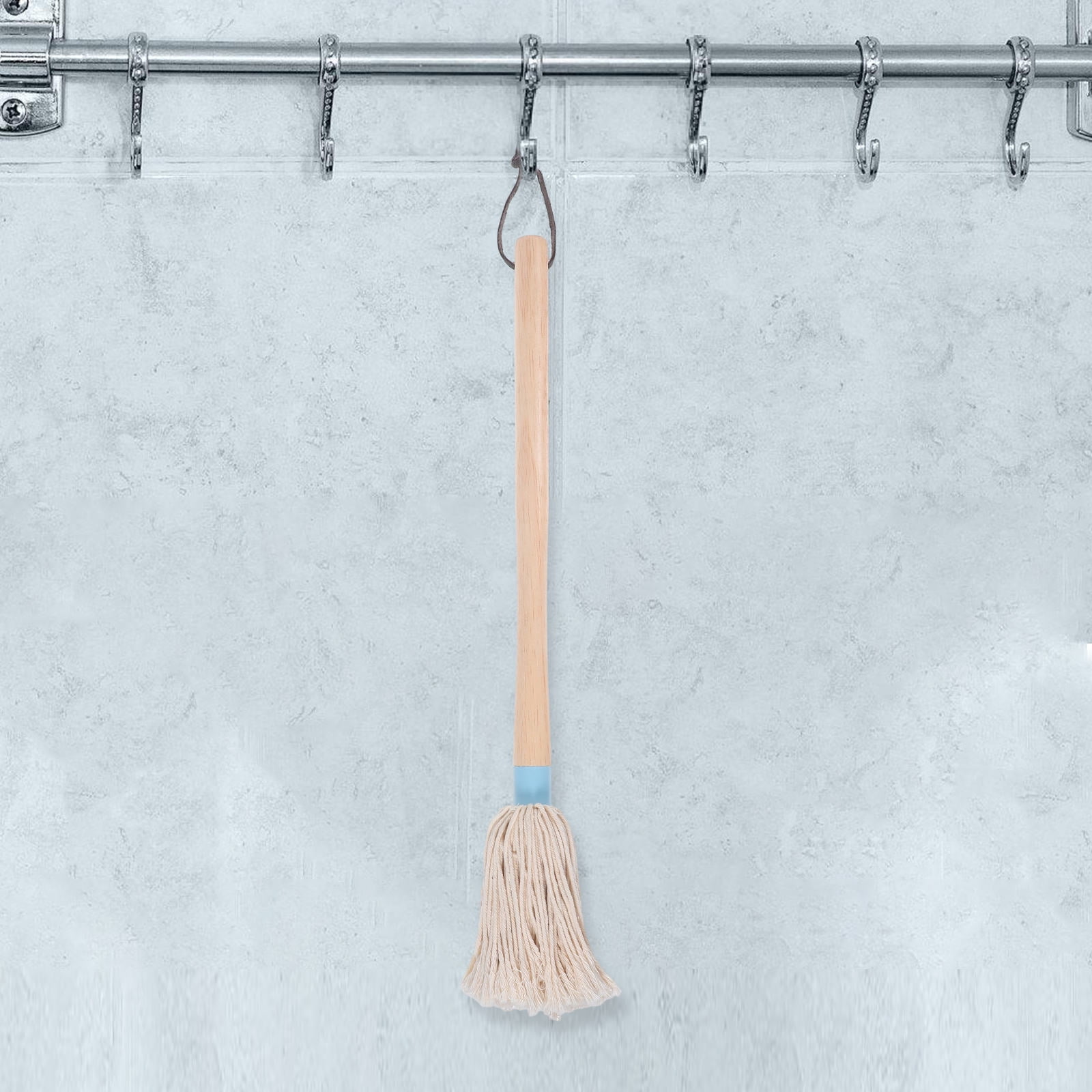MLINS Cotton Head Bbq Basting Mop Brush With Wooden Handle Soft And ...