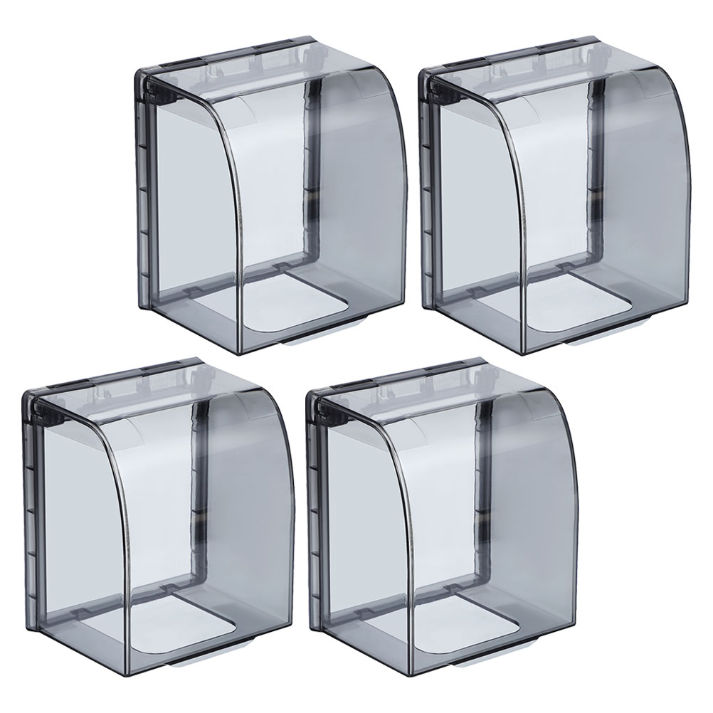 MLINS Cover Clear Weatherproof Box 4pcs Outdoor Plug Cover Decorator ...