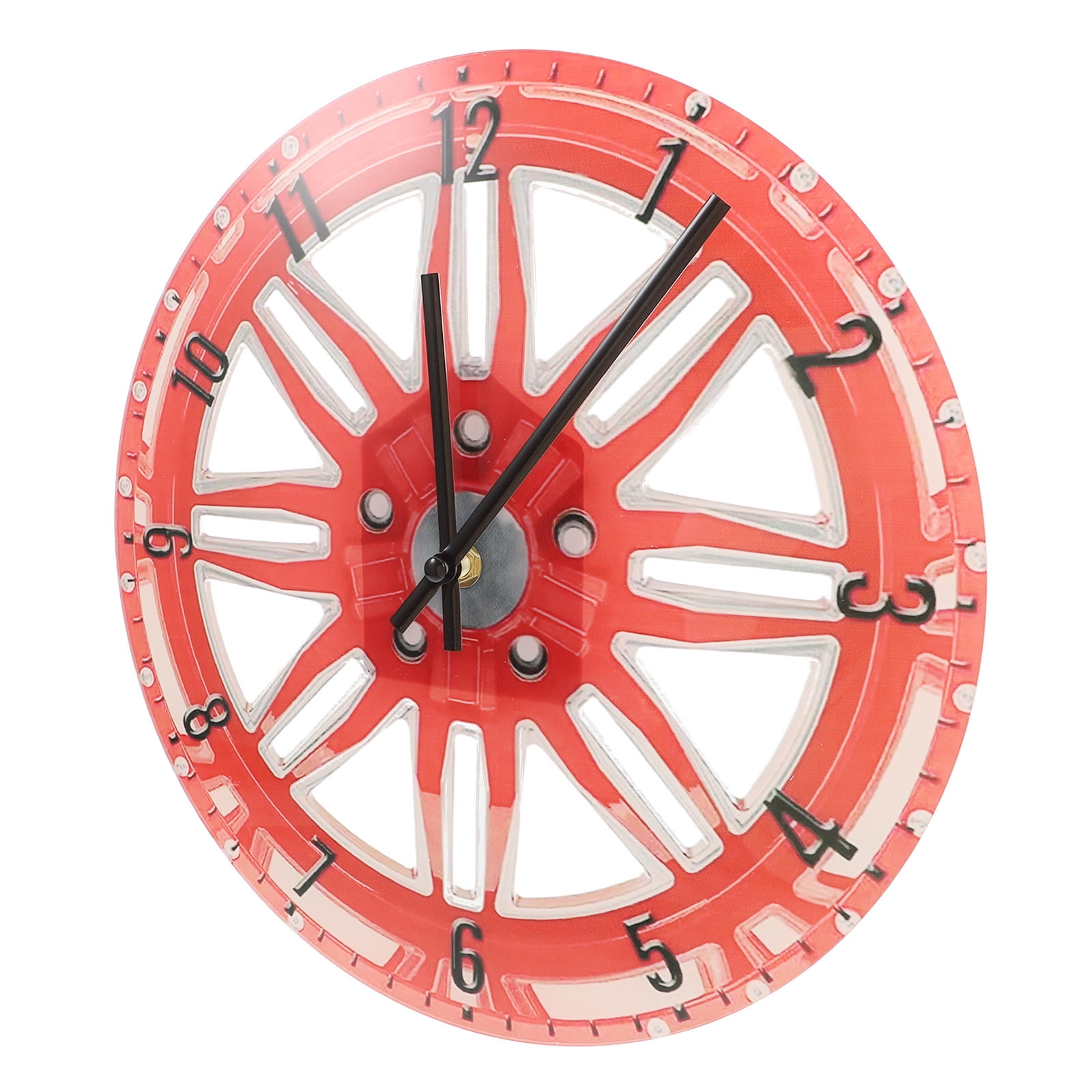 MLINS Creative 3D Car Wheel Wall Clock Retro Mechanical Tire Shape ...