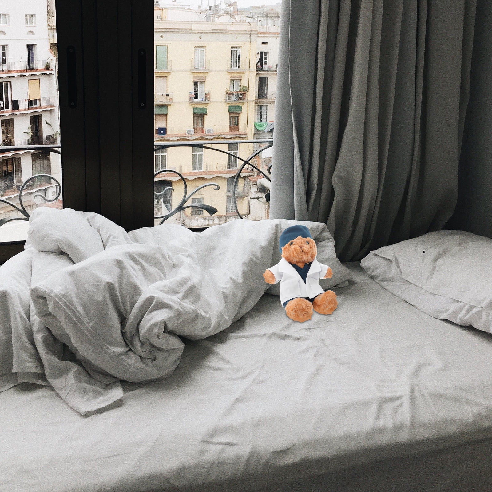 MLINS Creative Bear Plush Doll in Medical Attire Cuddly Stuffed Animal ...