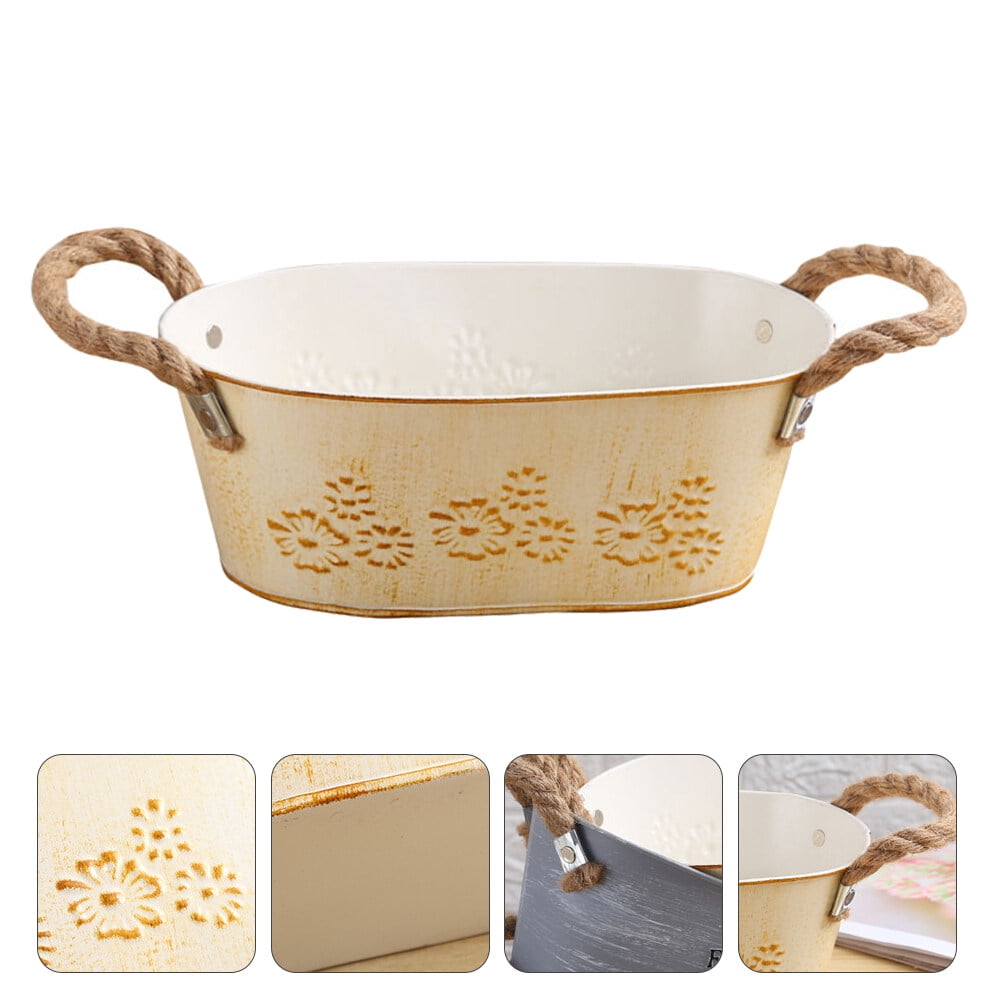 MLINS Creative Iron Flowerpot for Storage with Unimaginable Design ...