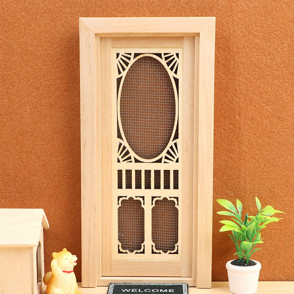 MLINS Creative Mini Wooden Door for Kids Use Adds Realistic Details to ...