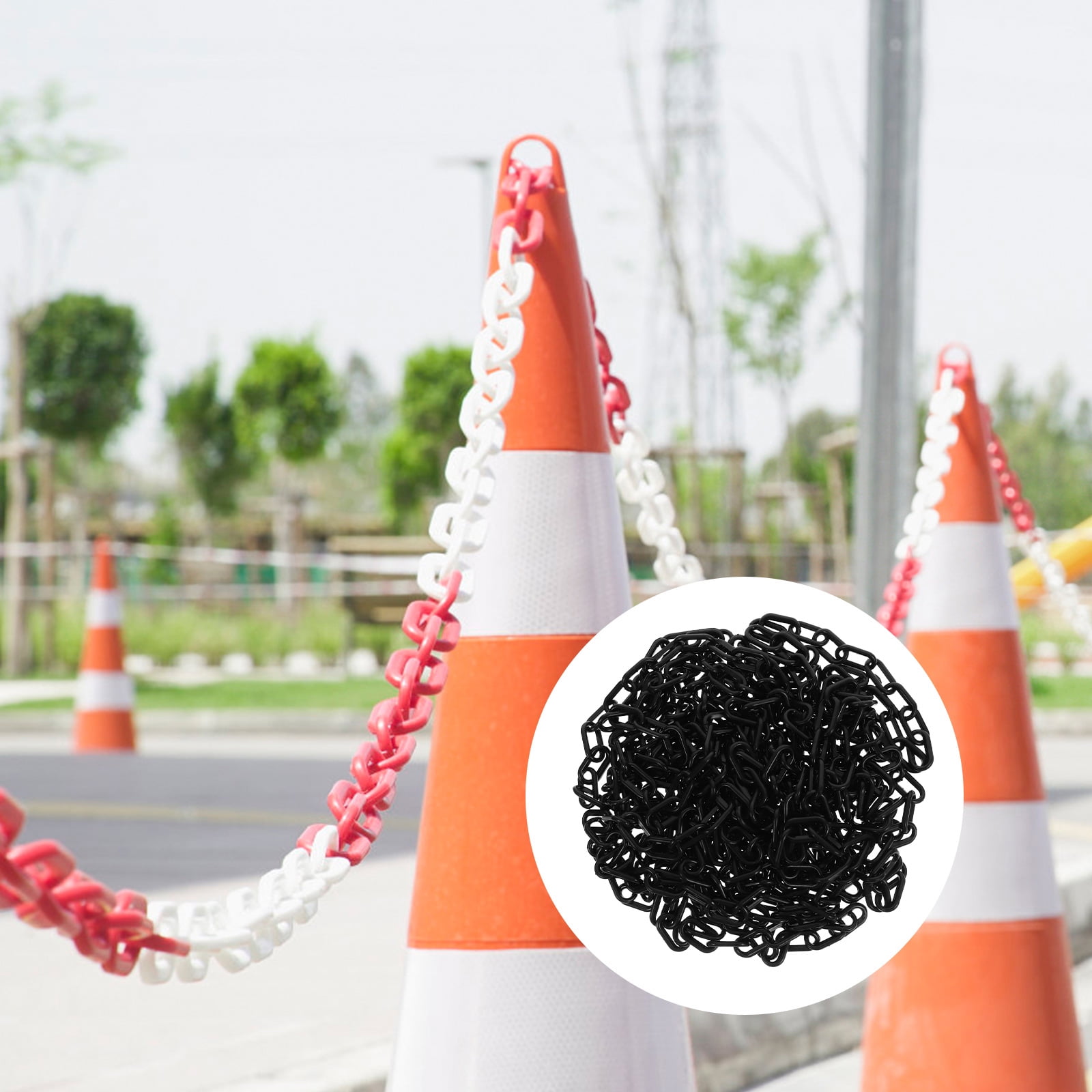 MLINS Crowd Control Chain 10m Safety Barrier Chain Link Safety Chain ...