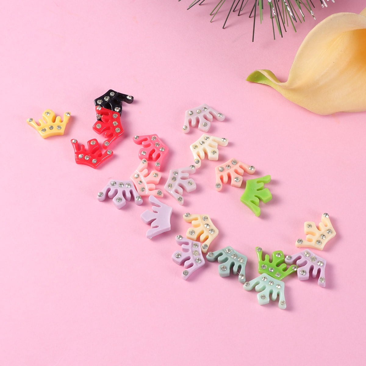 MLINS Crown DIY Jewelry Pendants for Crafts Decor Assorted Color ...
