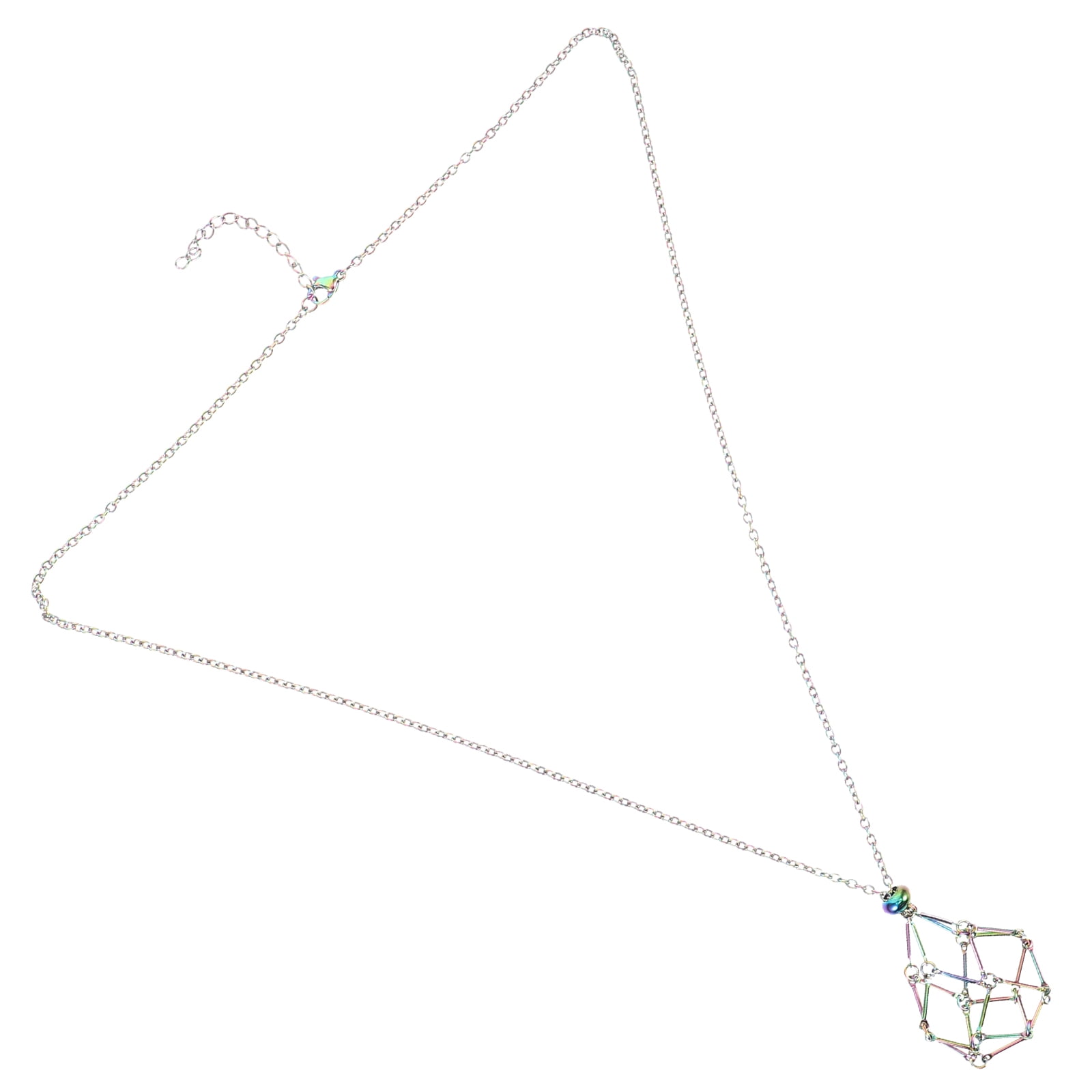 MLINS Crystal Pendant Necklace Display Stand Gemstone Brackets Locket ...