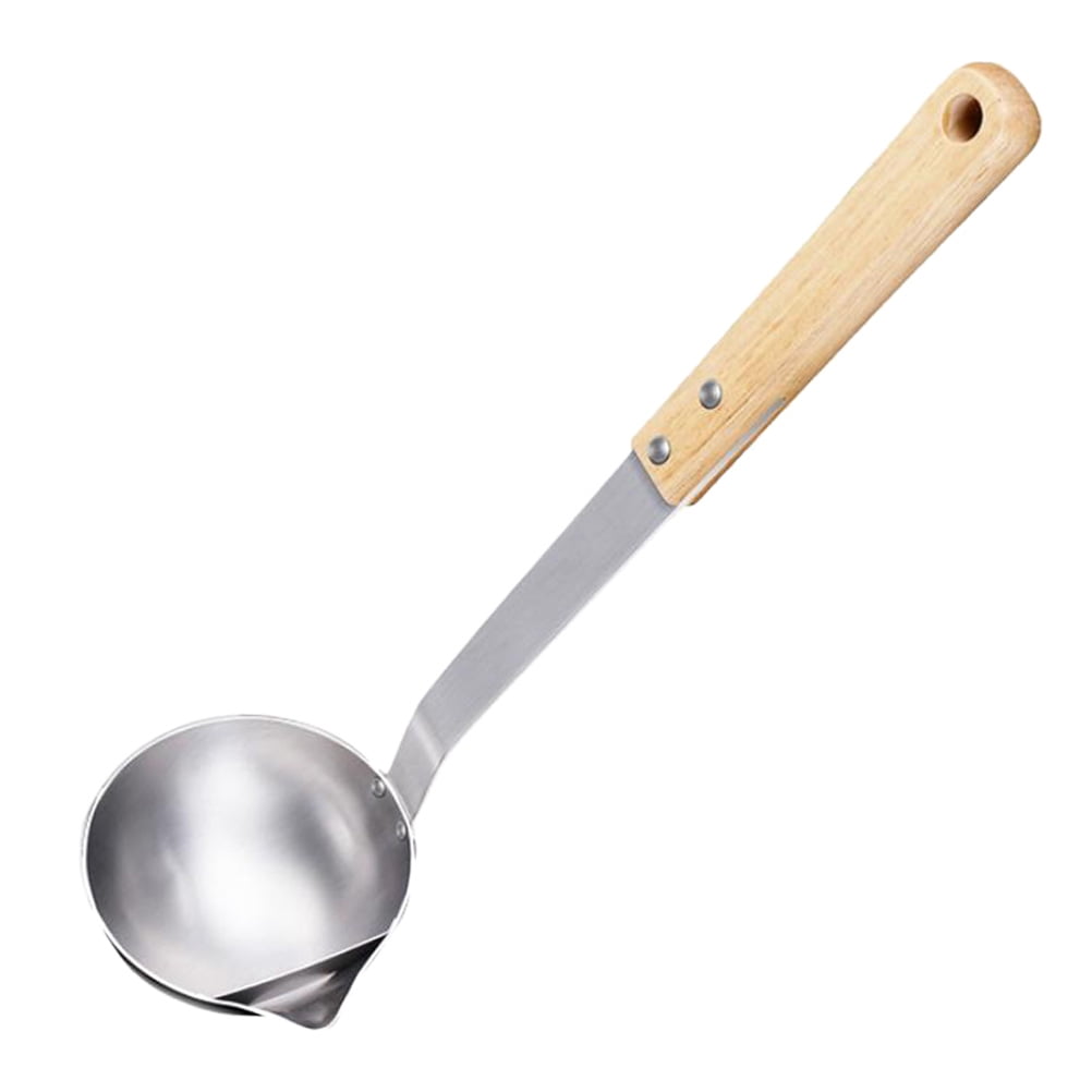 MLINS Cup Grease Spoon Skimmer Stainless Steel Noodle Drainer Oil ...