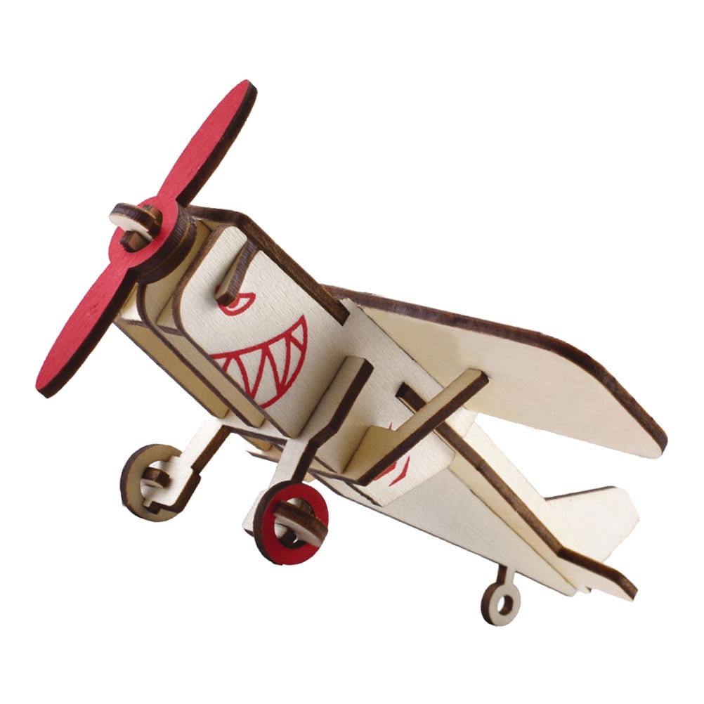 MLINS Cutting Puzzle Airplane Puzzle Kit Child 16.2C14.14CM Beige - Walmart.com