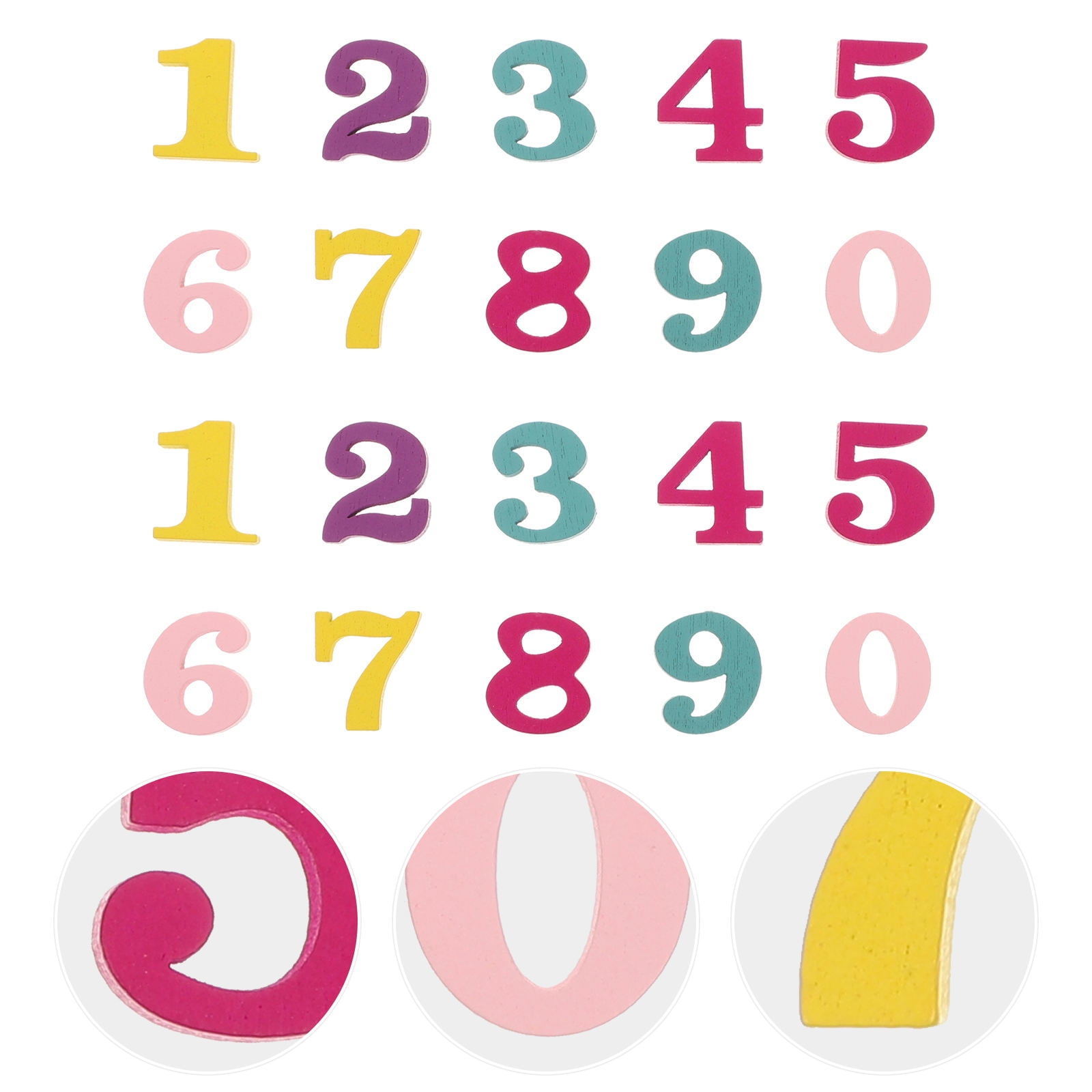 MLINS DIY Assorted Color Number Chips for Crafts and Preschool ...