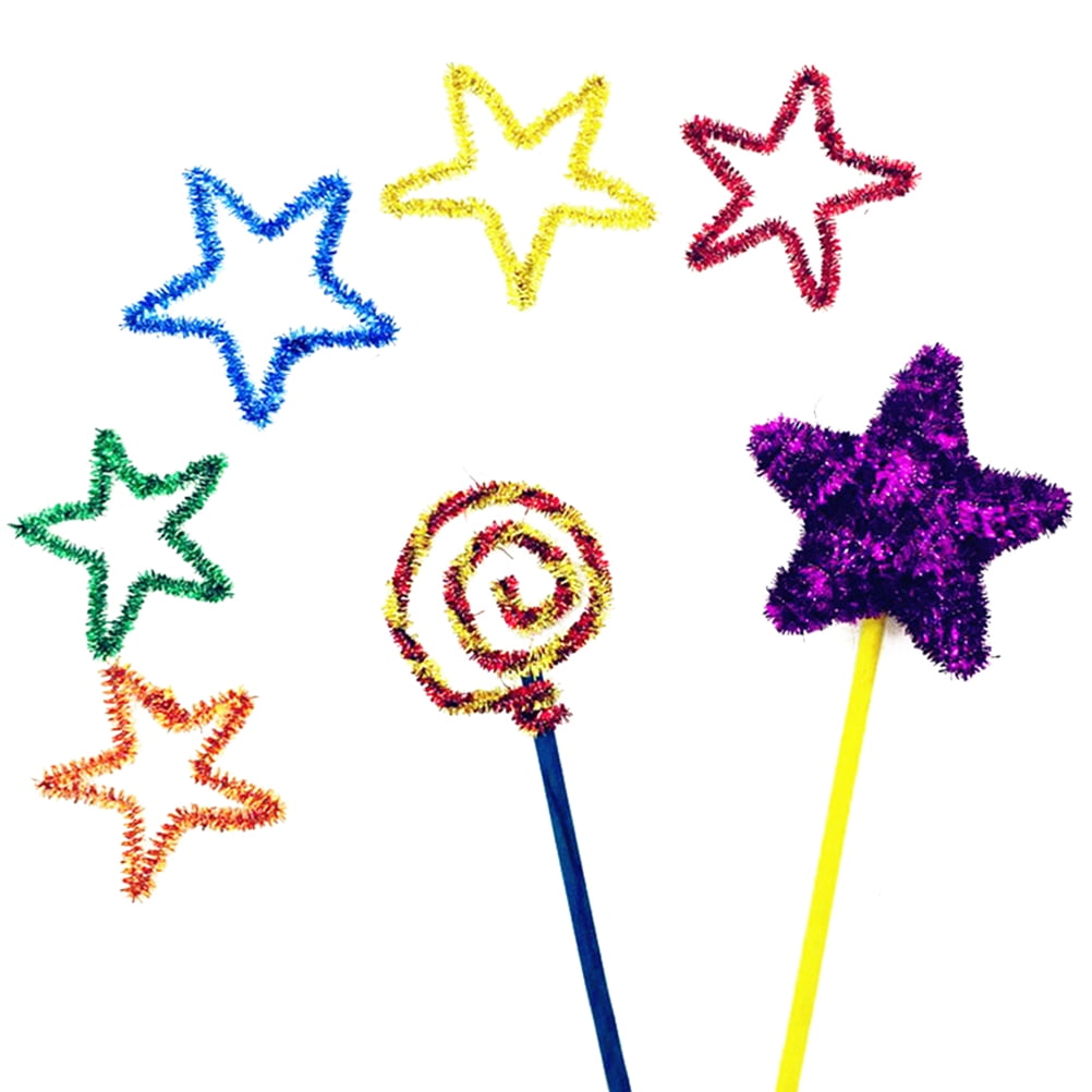 MLINS DIY Bendable Twisting Rods 400PCS Assorted Color Iron Sticks for ...