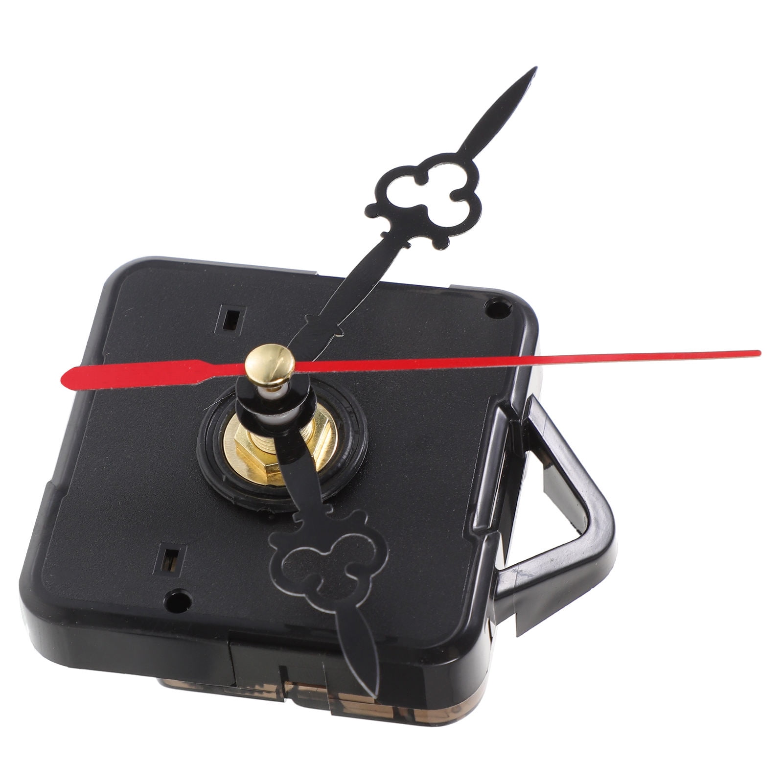 MLINS DIY Clock Mechanism Replacement Battery Operated Plastic Black ...