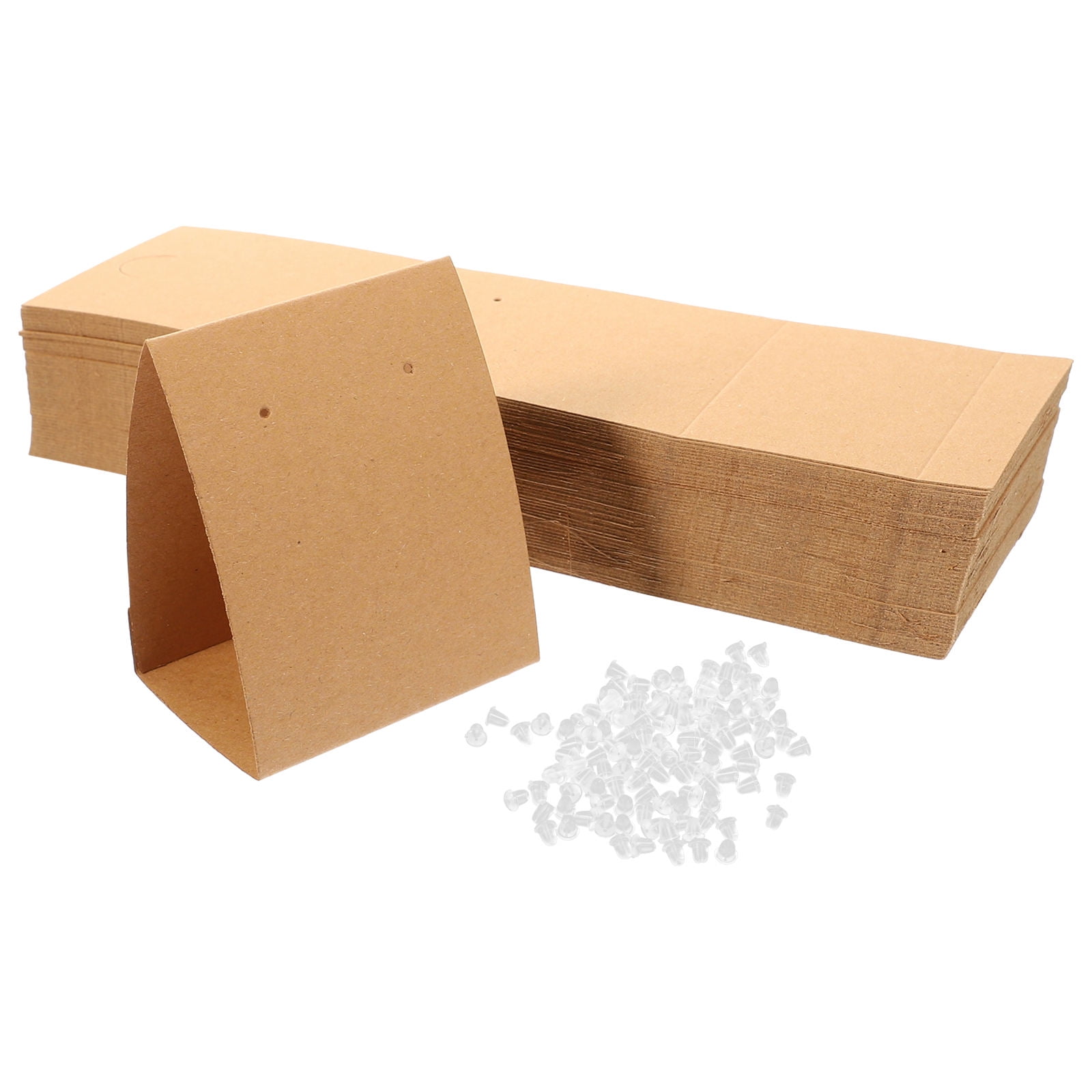 MLINS DIY Earring Display Cards Made of Kraft Paper for Organized ...