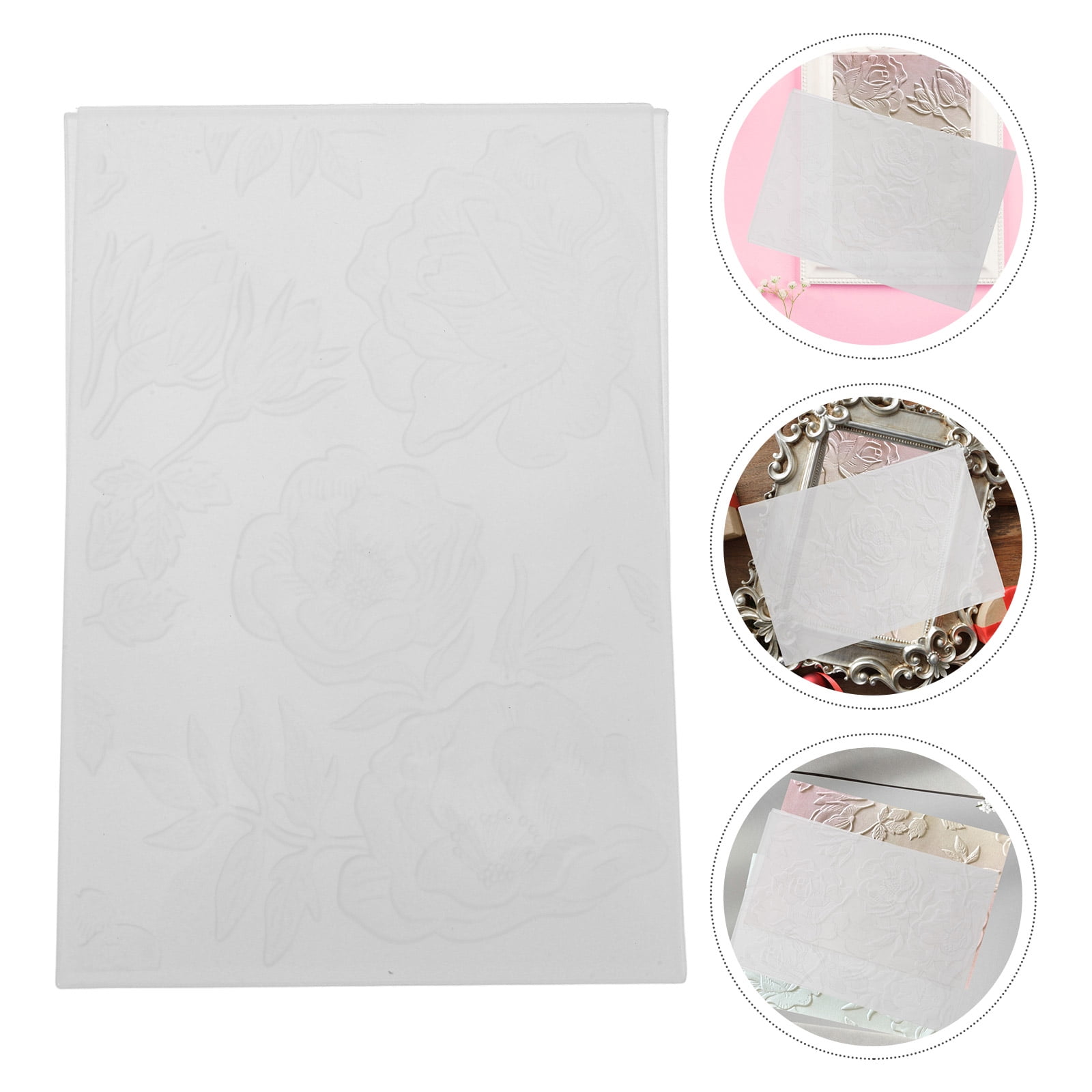 MLINS DIY Embossing Folder Plastic Embossed Template DIY Scrapbooking ...