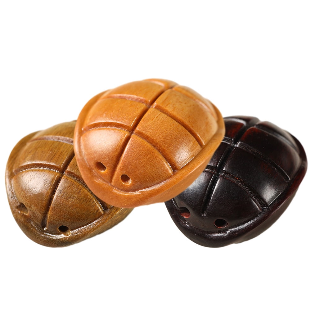 MLINS DIY Keyring Hanging Decor Wooden Turtle Shell Charm for Decor ...