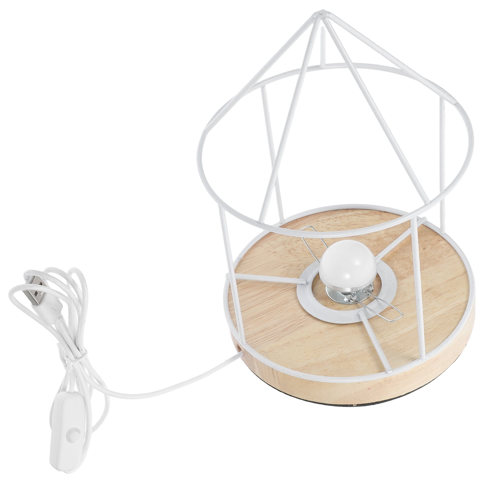 MLINS DIY Lampshade Bracket Iron Wire Lamp Shade Frame Desk Lamp Shade ...