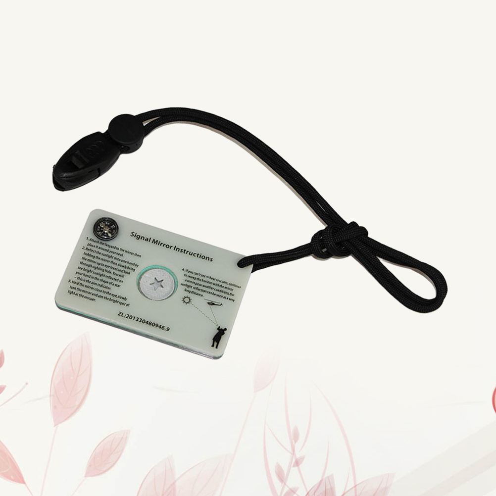 MLINS Daylight Signal Mirror Outdoor Retroreflector Survival Emergency ...