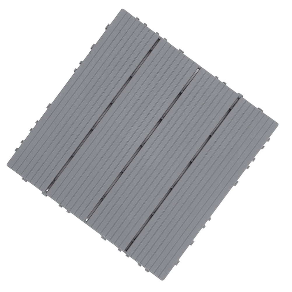 MLINS Decking Tiles Garden Flooring Plastic Assembled Flooring ...
