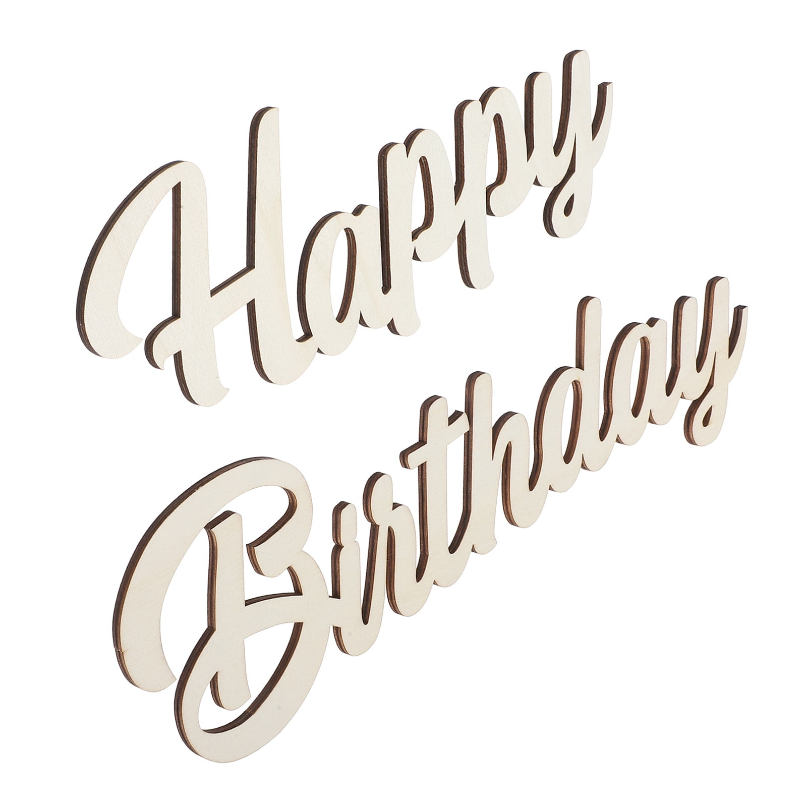 MLINS Decor Custom Wooden Birthday Sign Photo Backdrop Prop 30X7.5X0 ...
