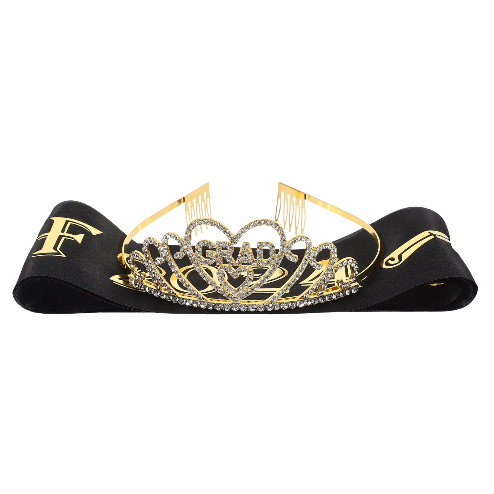 MLINS Decorations 2024 Graduation Party Favor Crown Sash Student ...