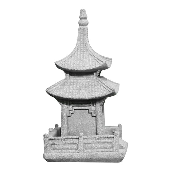 MLINS Decorations for Home Large Hexagonal Tower Outdoor Garden Statues ...