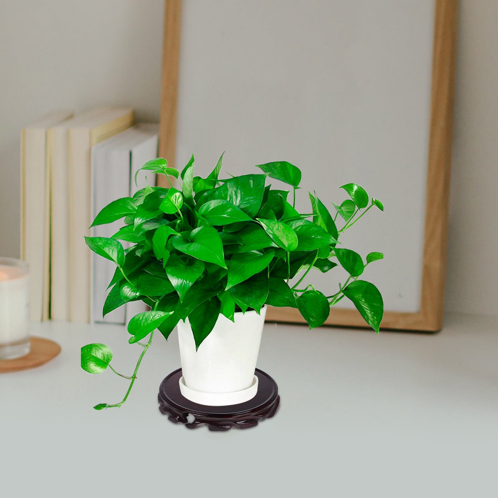 MLINS Decorative Round Stand Pedestal Stand Display Base Round Vase ...