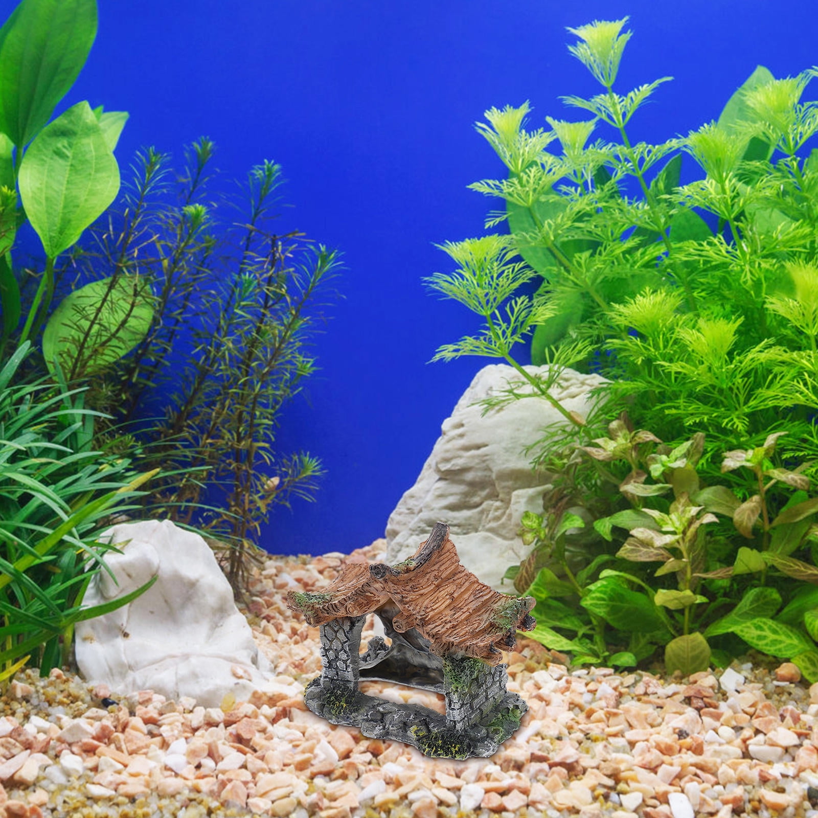 MLINS Decorative Shrimp Shelter Aquarium Cottage Decorations Aquariums ...