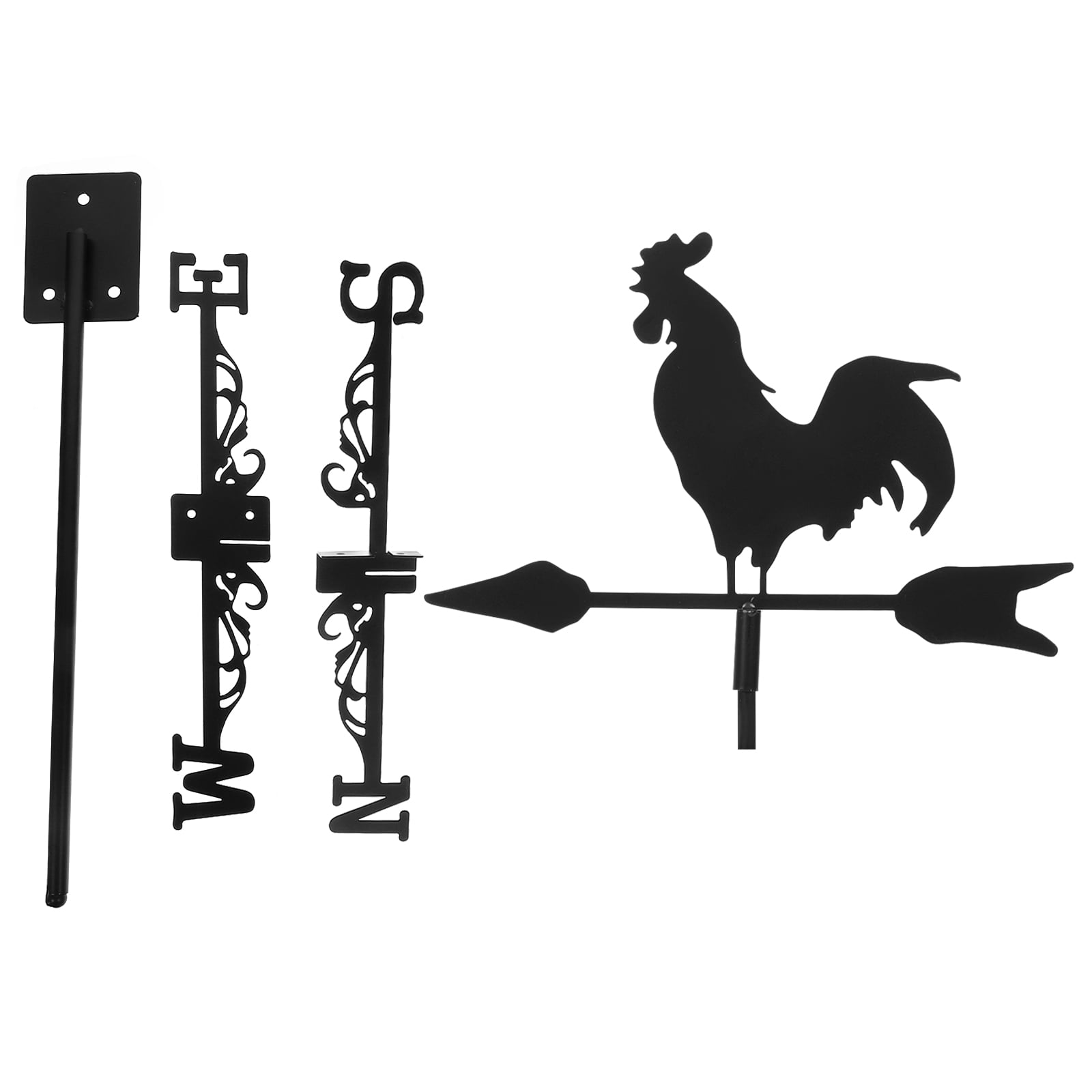 MLINS Decorative Weather Vane Durable Wind Vanes for outside Black ...