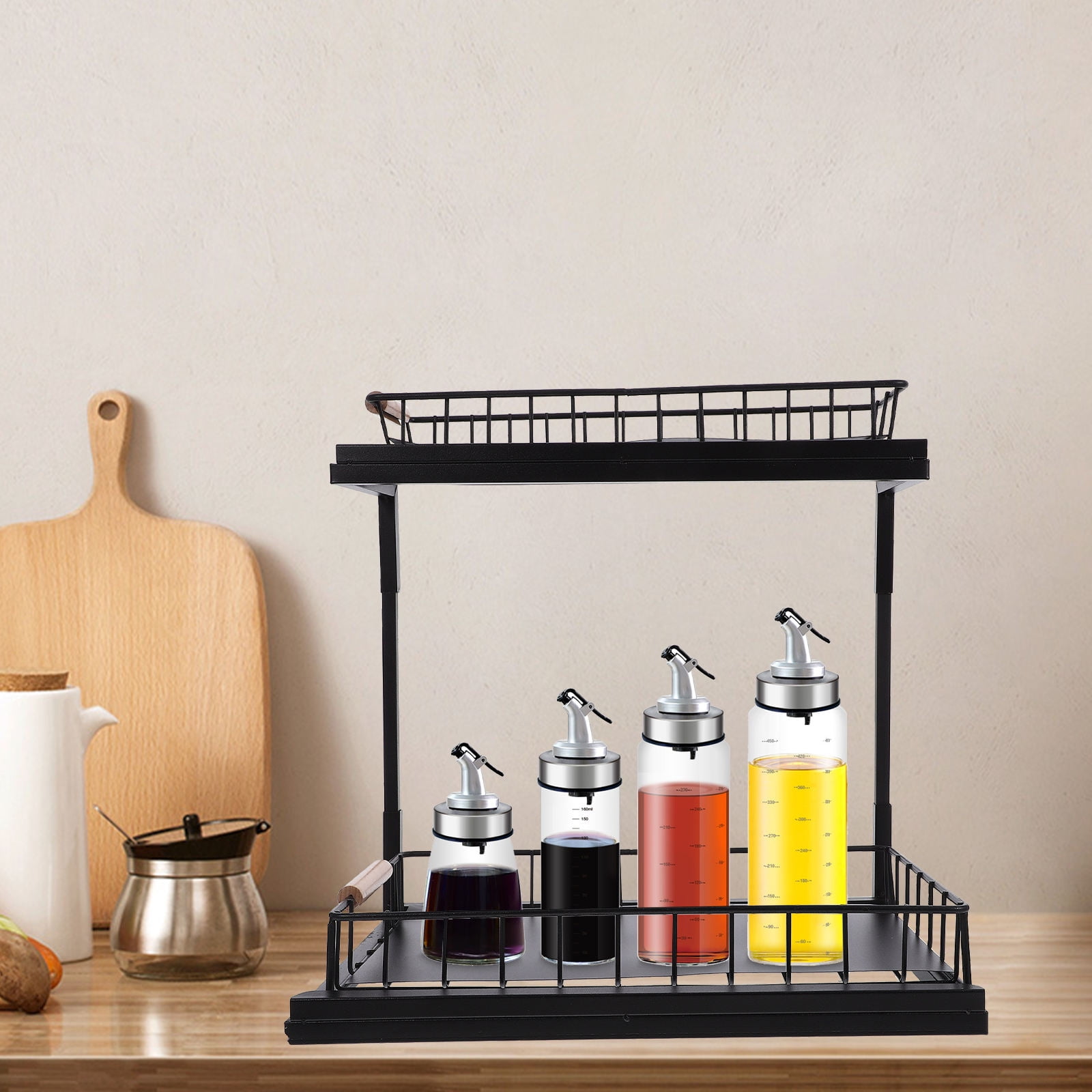 MLINS Deep Cabinet Pull Out Organizer Inserts Cabinet Shelf 38.00X36 ...