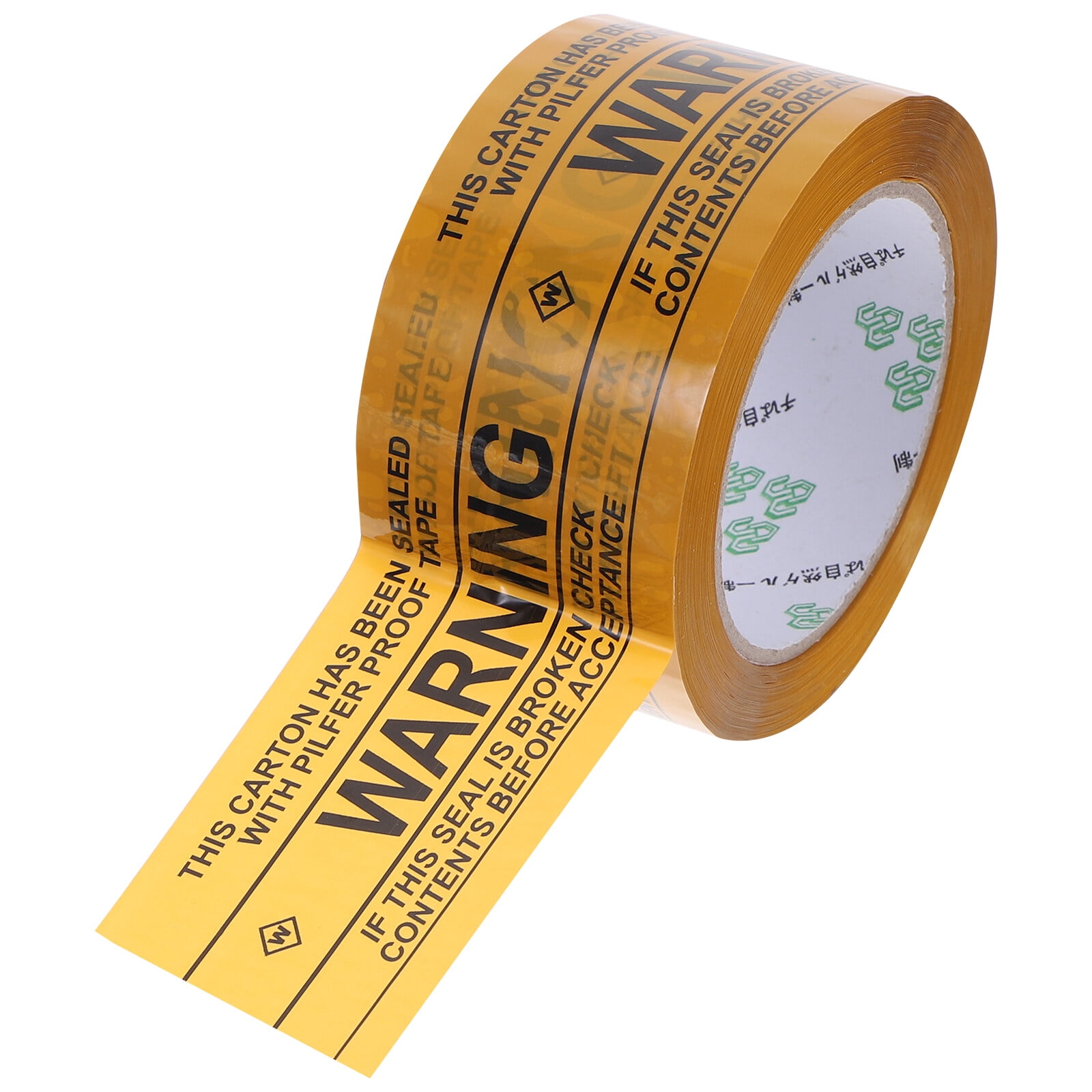 MLINS Delivery Tape Warning Sealing Erase Transfer Stickers Yellow ...