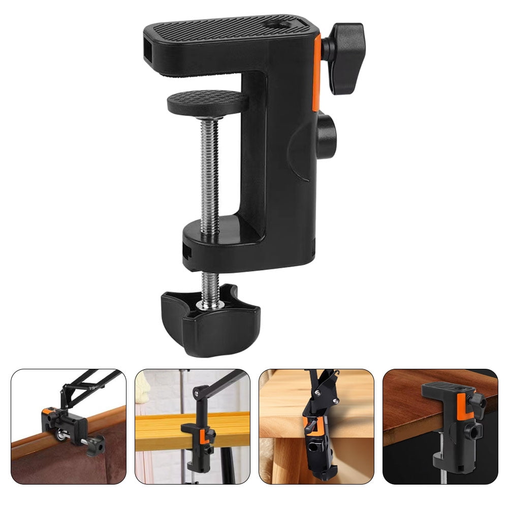 MLINS Desk Clamp Microphone Suspension Boom Scissor Arm Iron Clamp for ...