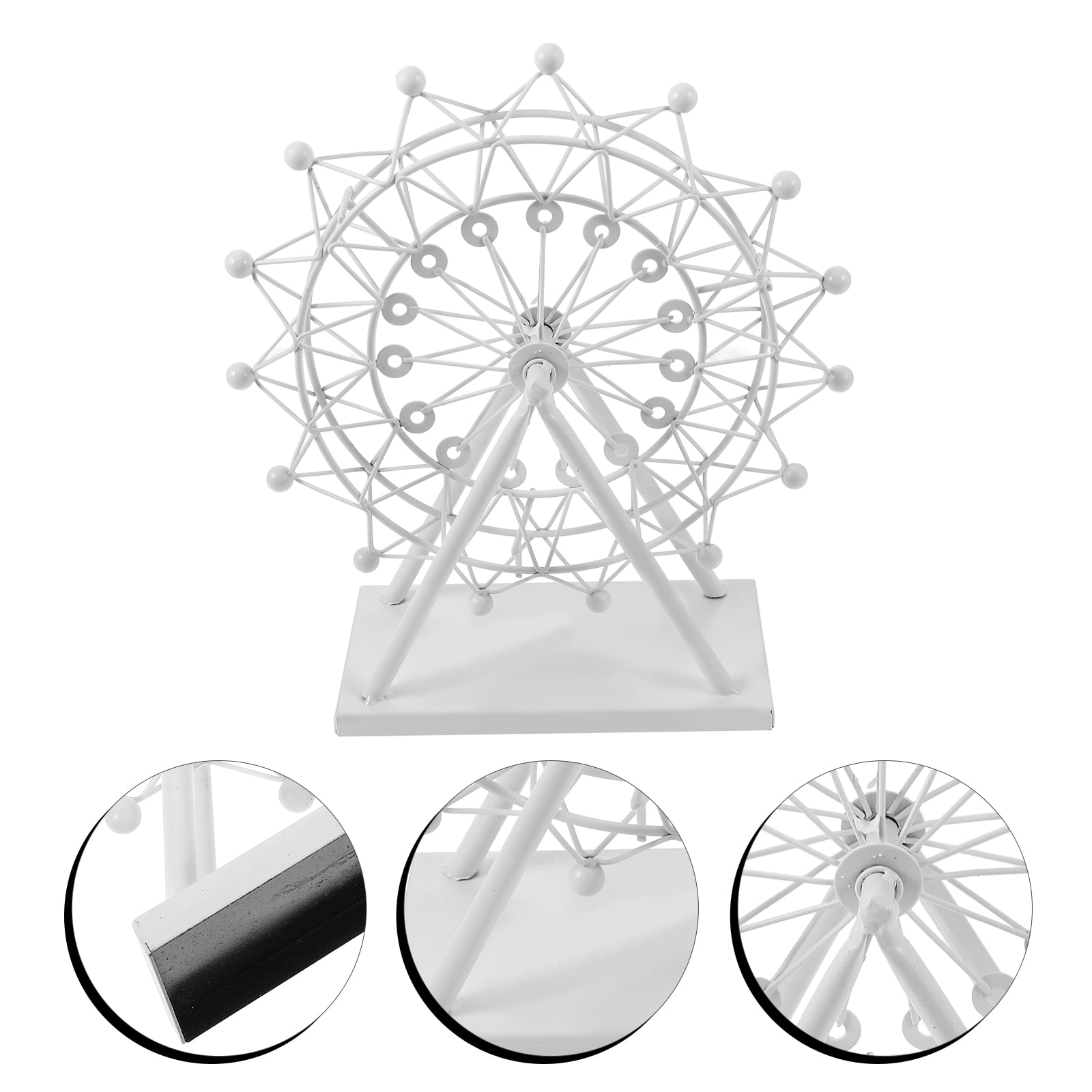 MLINS Desktop Ferris Wheel Metal Craft Vintage Ferris Wheel Ornament ...